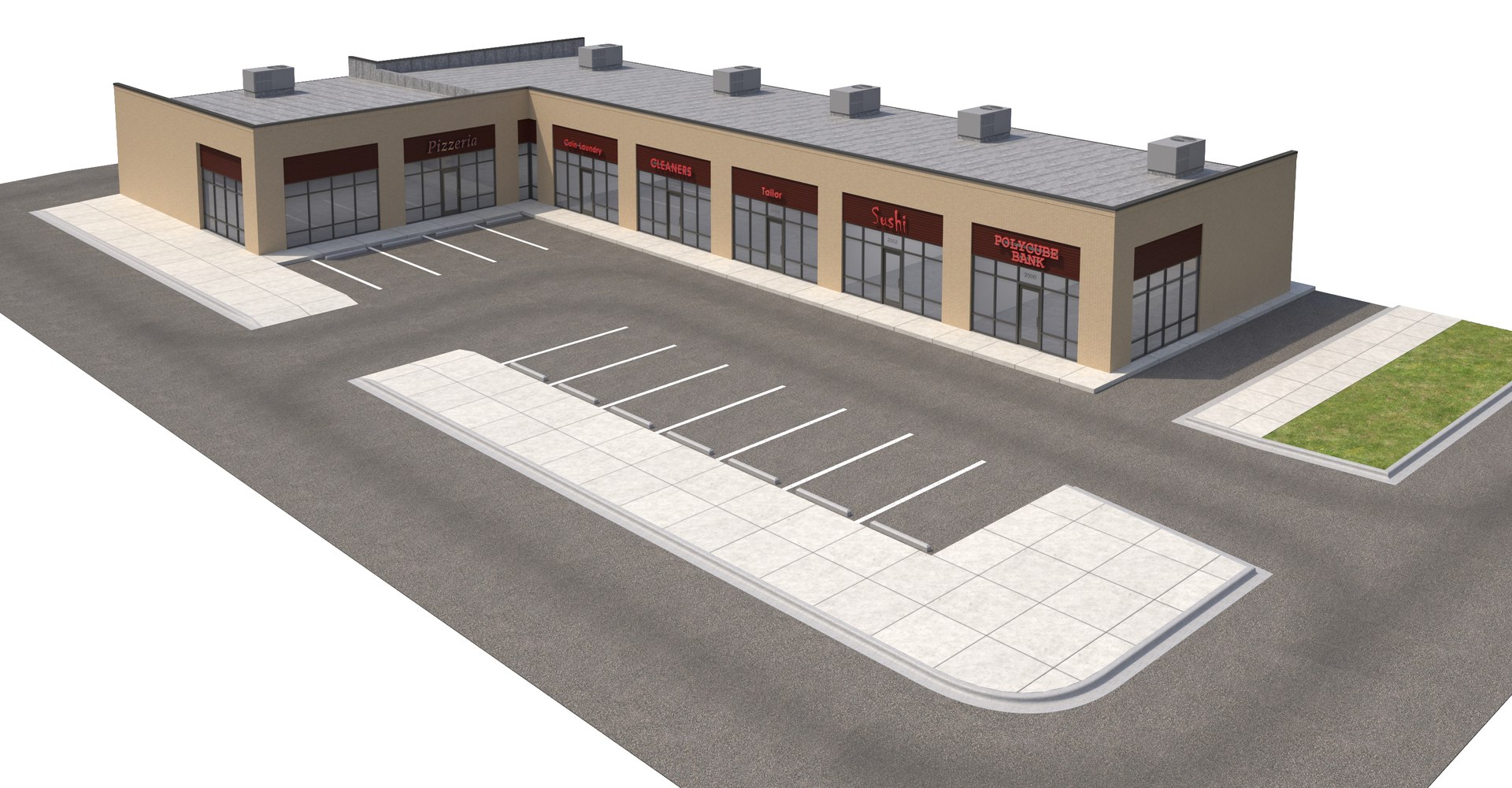 Store Mall Retailer 3D Model - TurboSquid 1656432