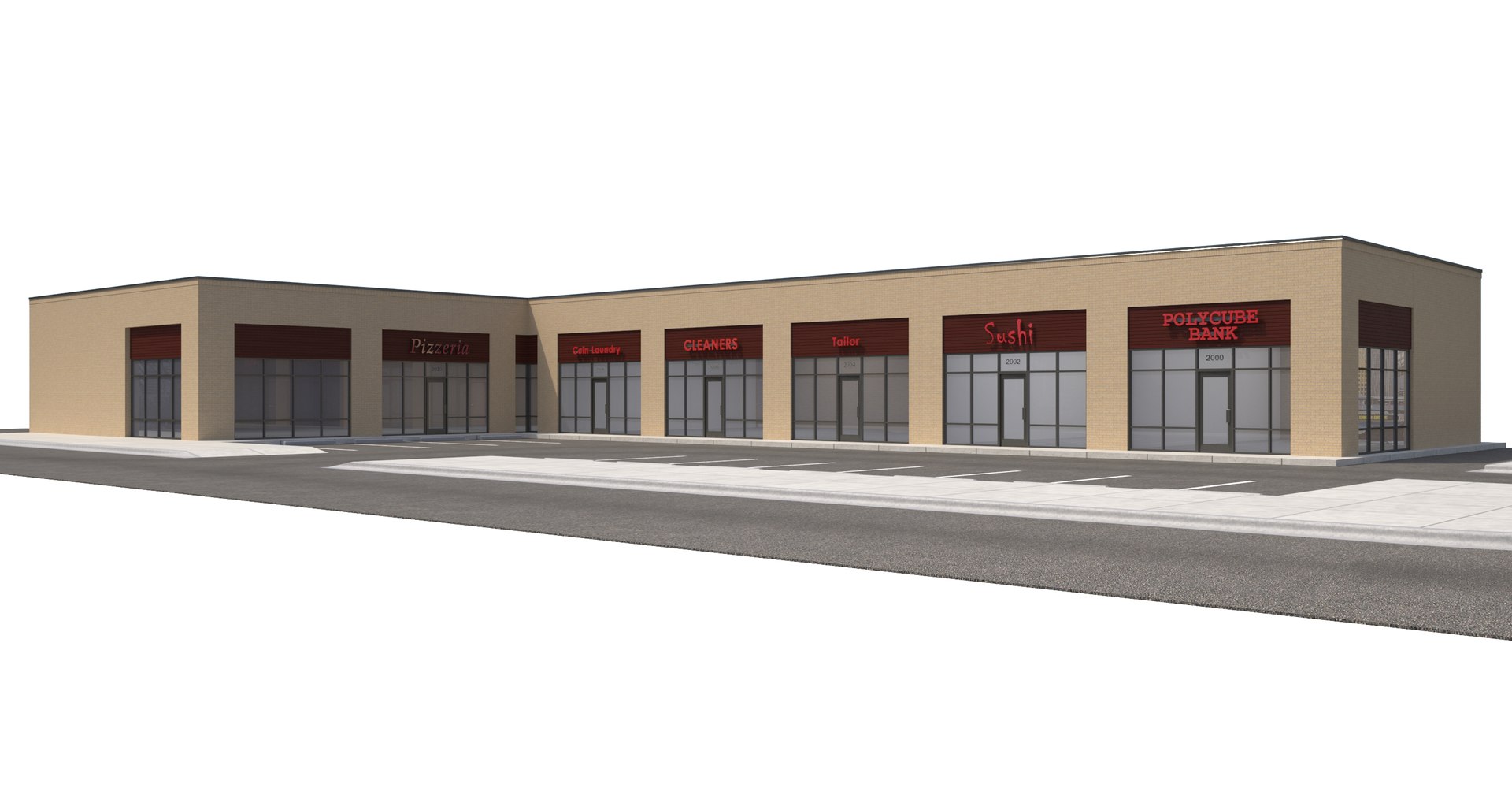 Store Mall Retailer 3D Model - TurboSquid 1656432