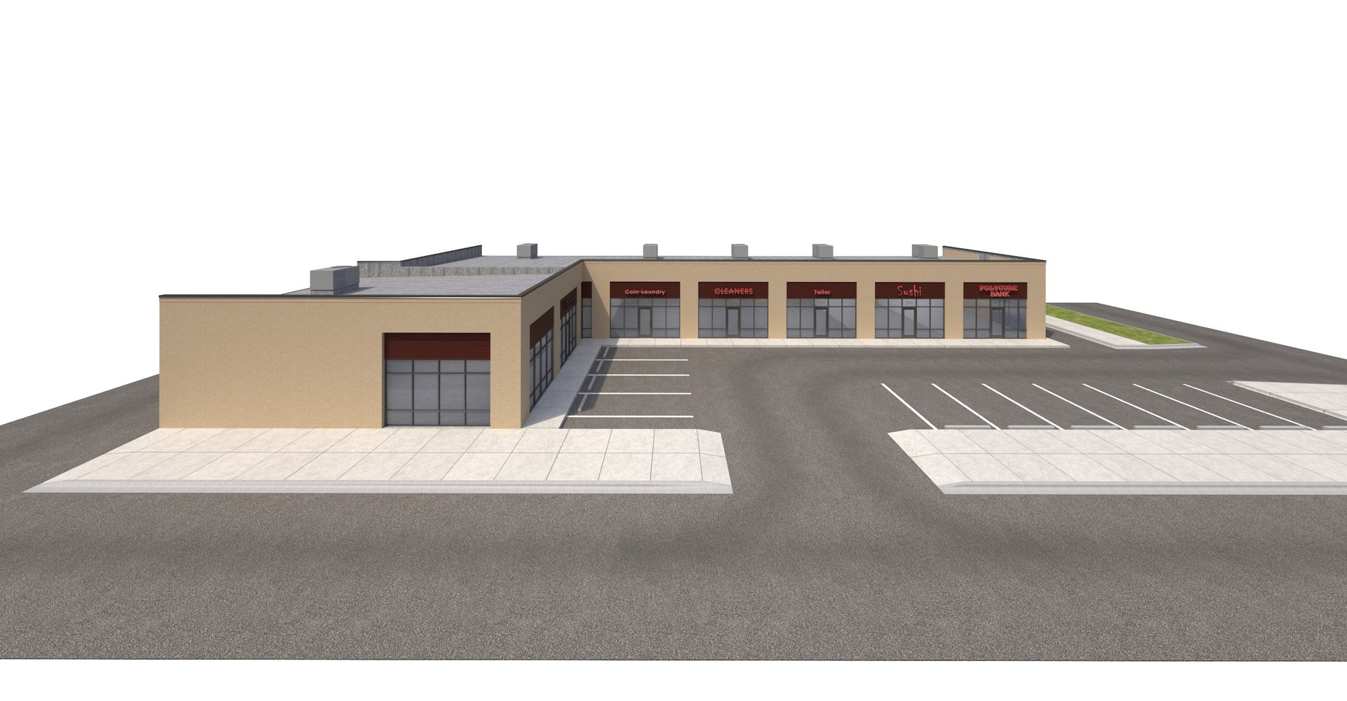 Store Mall Retailer 3D Model - TurboSquid 1656432