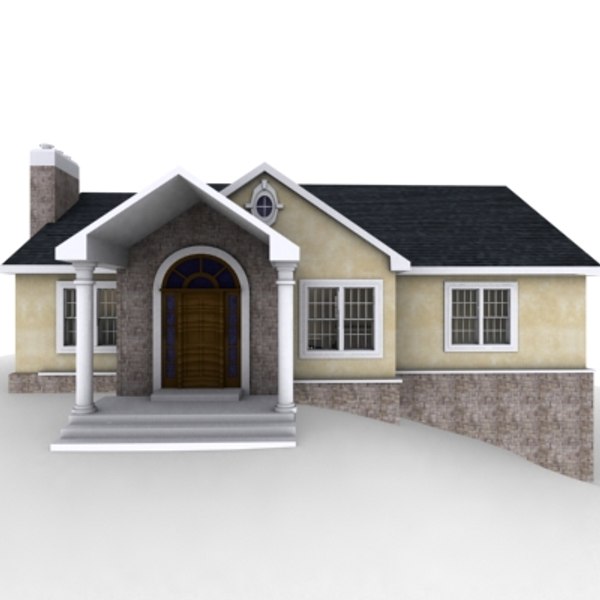 fully house 3d model