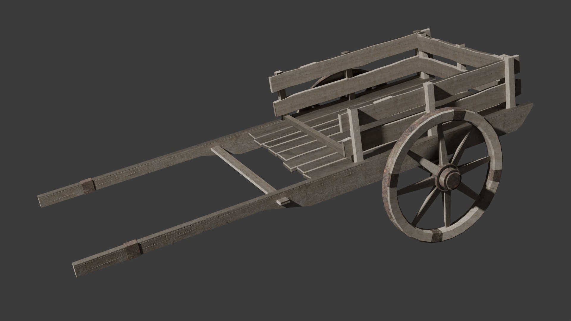 Medieval Cart 3D - TurboSquid 2210984