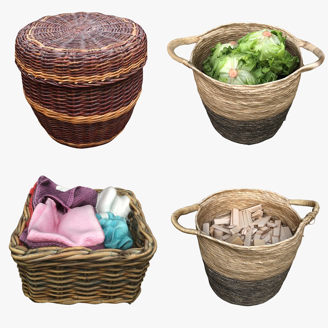 3D Wicker Collection 02 - TurboSquid 1775521