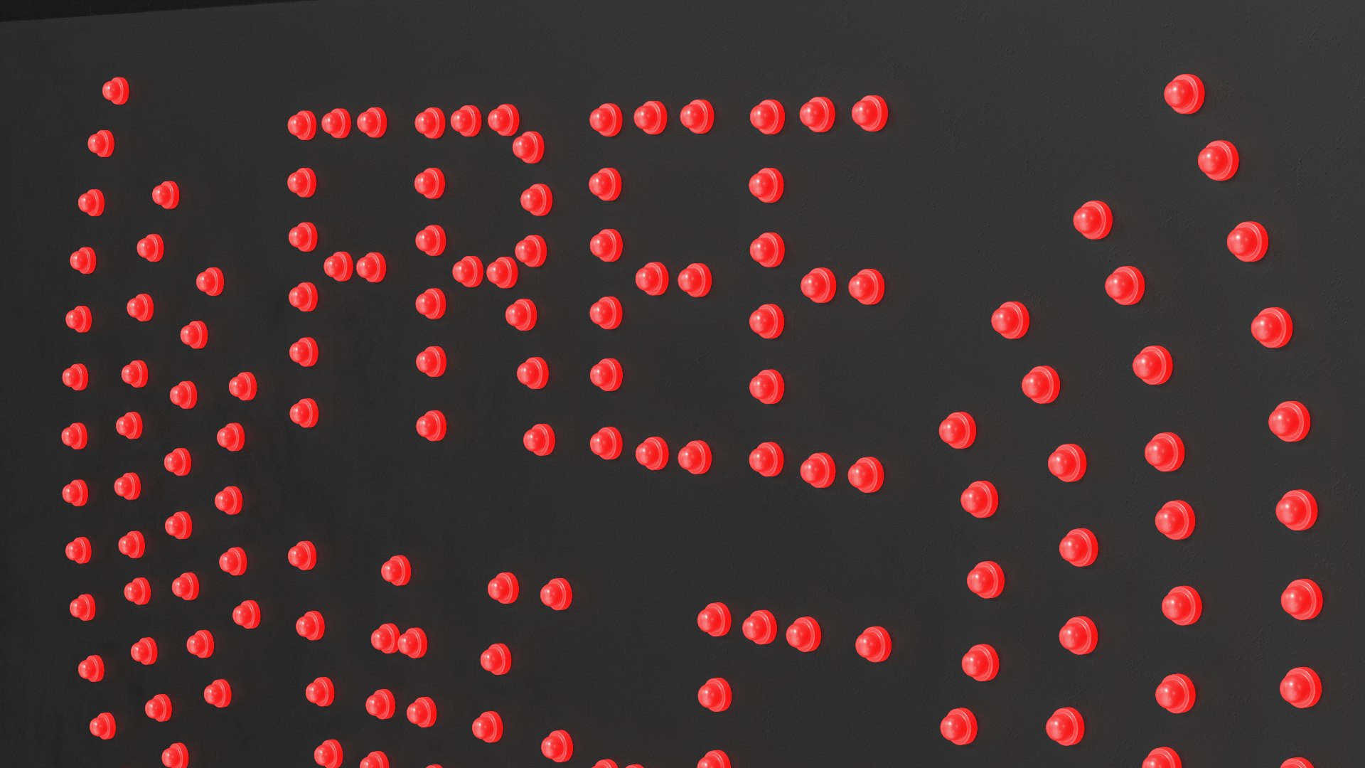 3D Free WiFi LED Sign Red Neon Light ON - TurboSquid 2106157