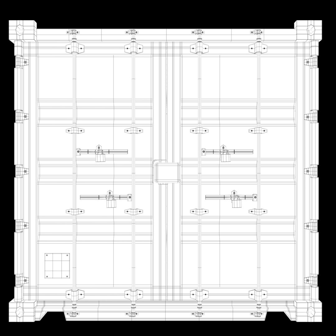 Industrial container 3D model - TurboSquid 1643247