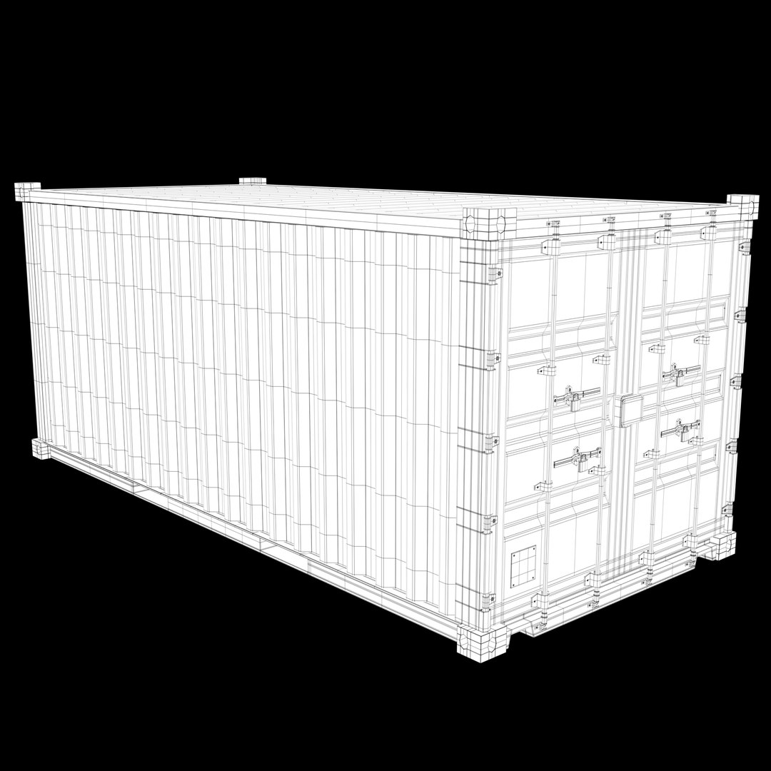 Industrial container 3D model - TurboSquid 1643247