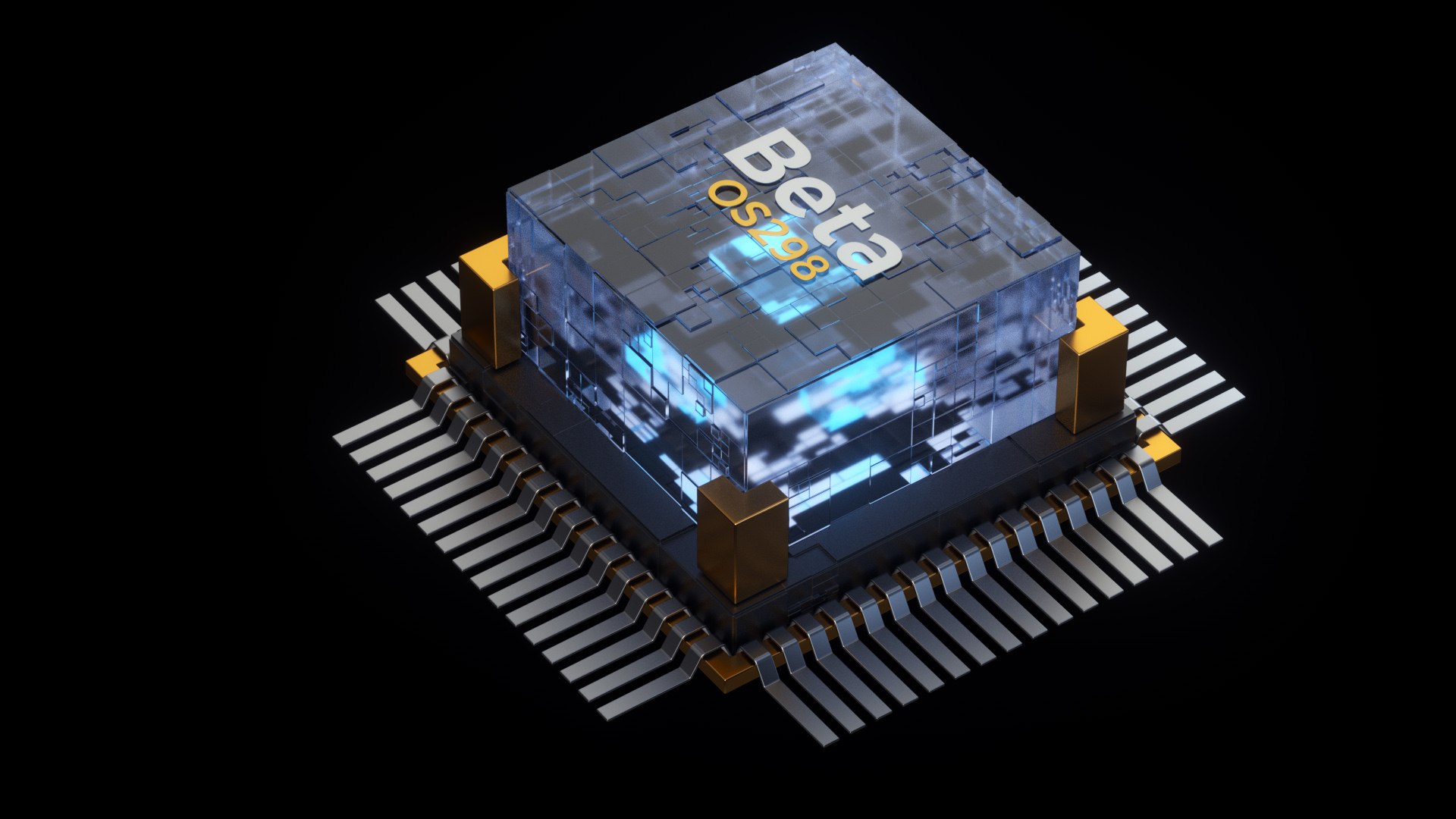 Electron CPU Technology Chip Model 3D Model - TurboSquid 2139138