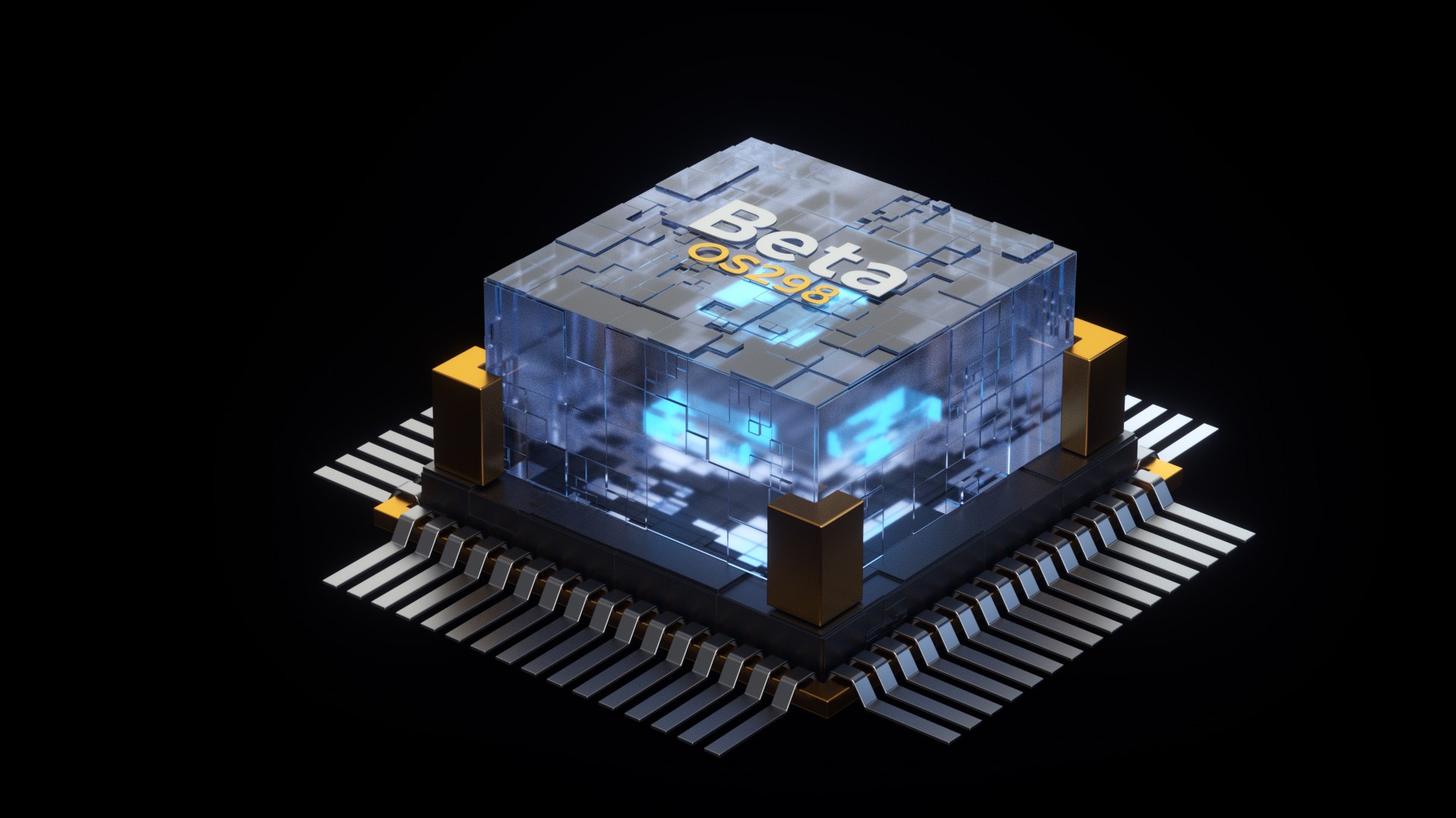 Electron CPU Technology Chip Model 3D Model - TurboSquid 2139138
