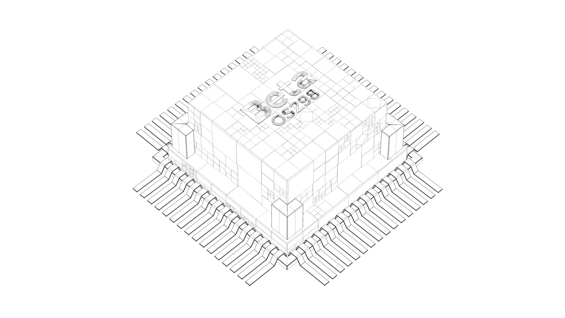 Electron CPU Technology Chip Model 3D Model - TurboSquid 2139138