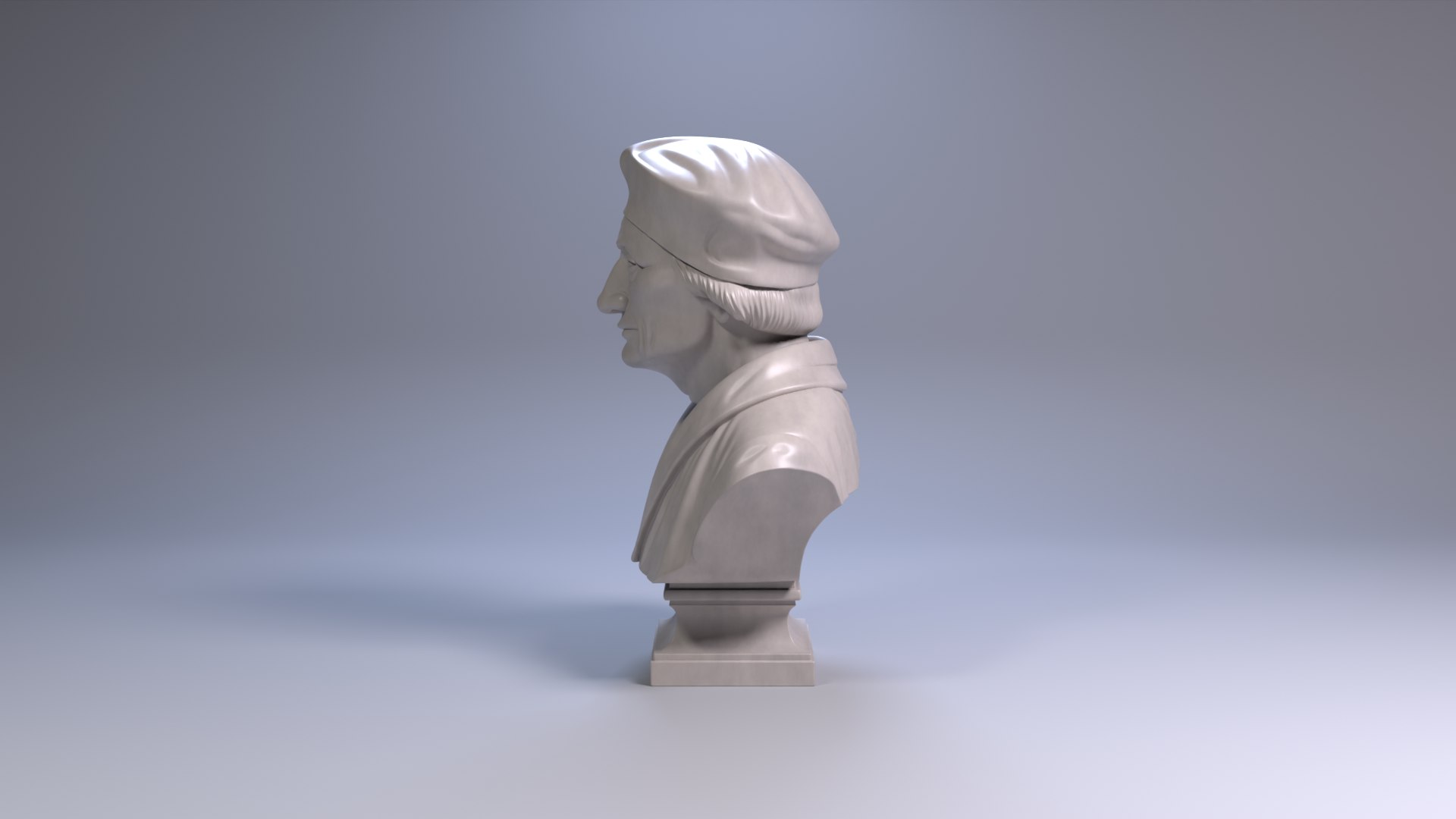 Desiderius Erasmus Bust Classical Bust Sculpture Printable STL File 3D ...