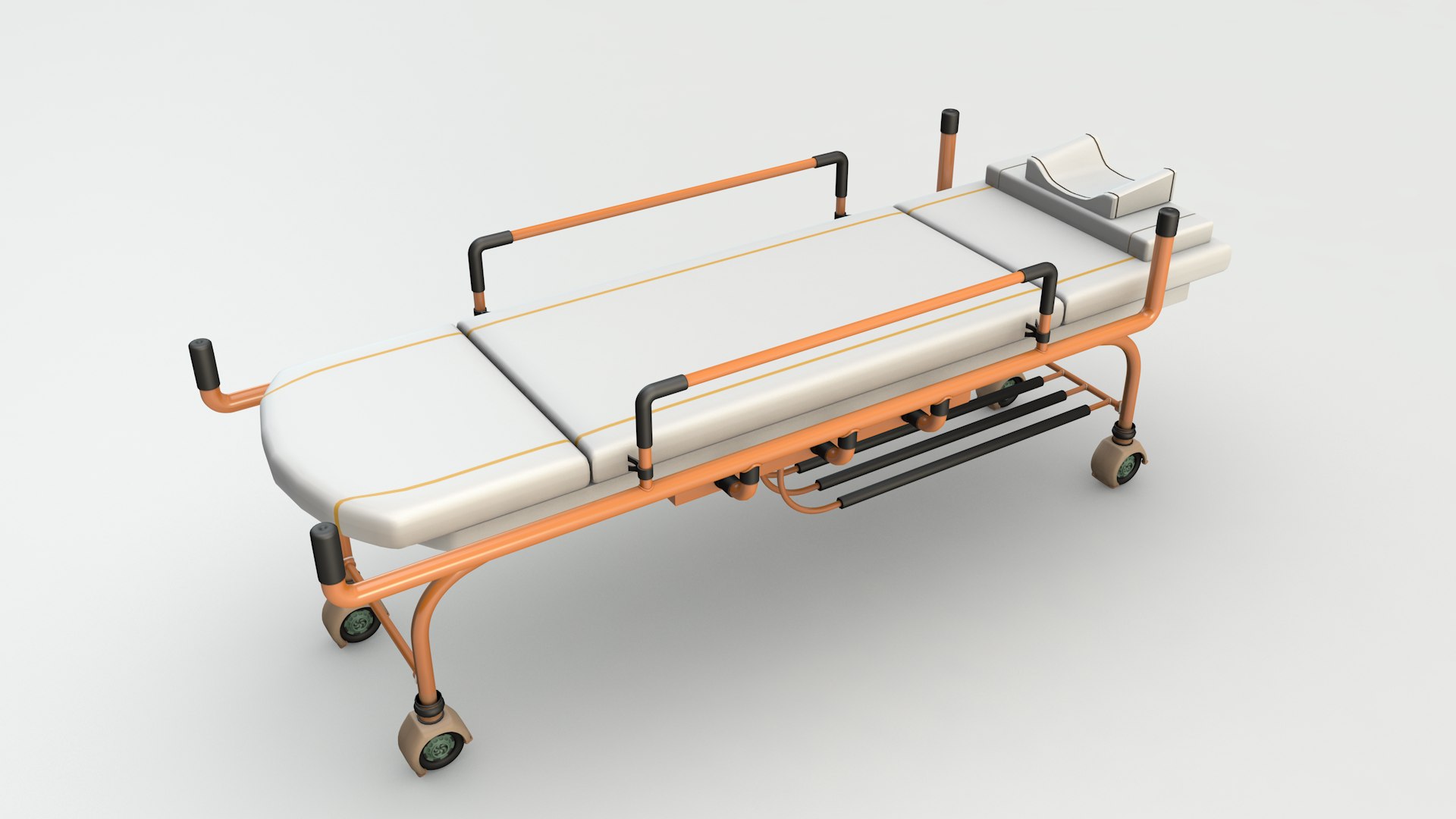 Stretcher 3D Model - TurboSquid 2390768