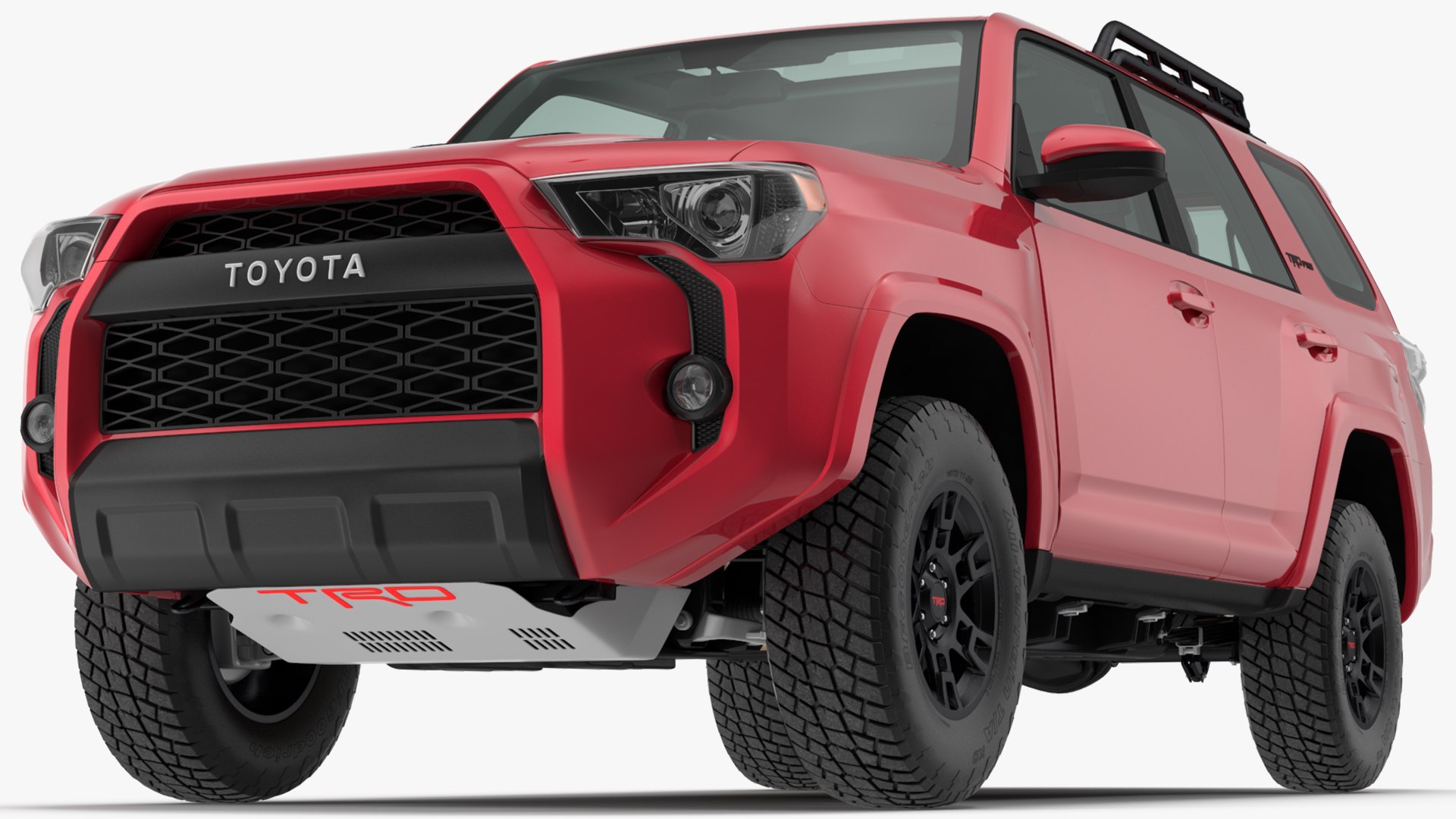 Toyota 4Runner TRD Pro Red Metallic 2021 model - TurboSquid 1780518