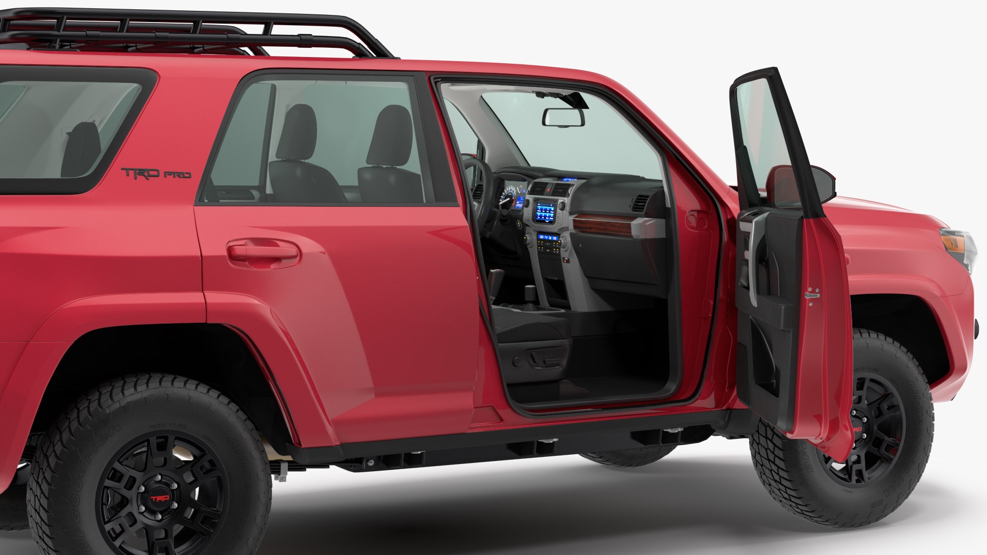 Toyota 4Runner TRD Pro Red Metallic 2021 model - TurboSquid 1780518