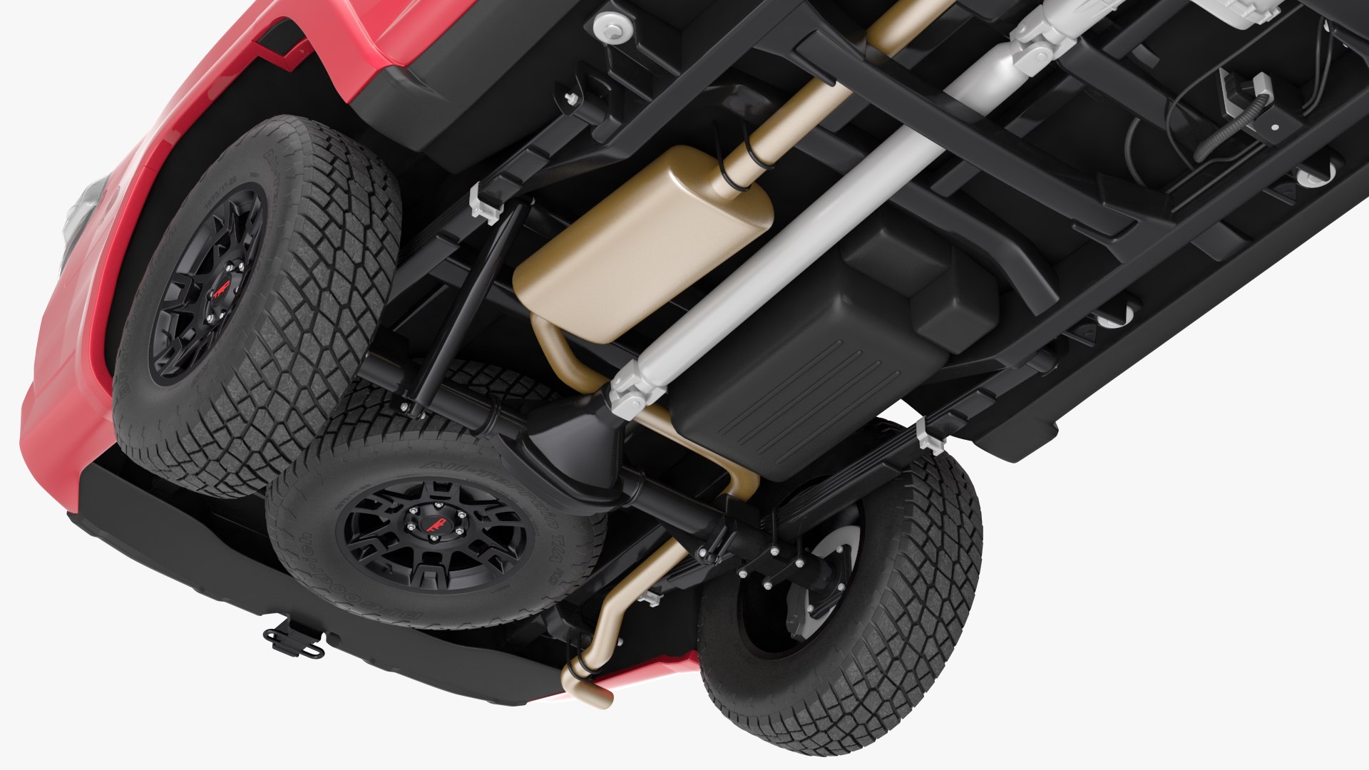 Toyota 4Runner TRD Pro Red Metallic 2021 model - TurboSquid 1780518