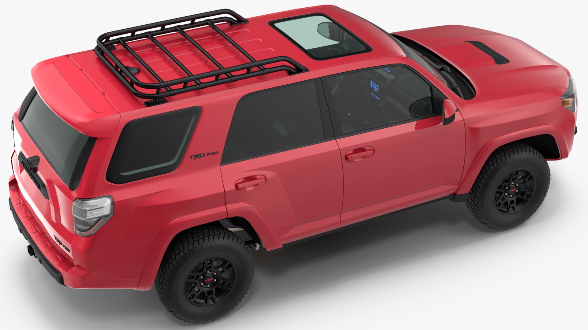 Toyota 4Runner TRD Pro Red Metallic 2021 model - TurboSquid 1780518