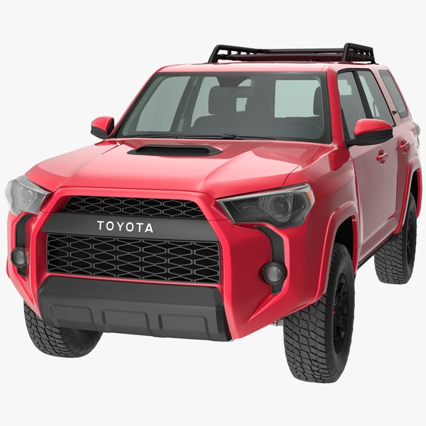 Toyota 4Runner TRD Pro Red Metallic 2021 model - TurboSquid 1780518