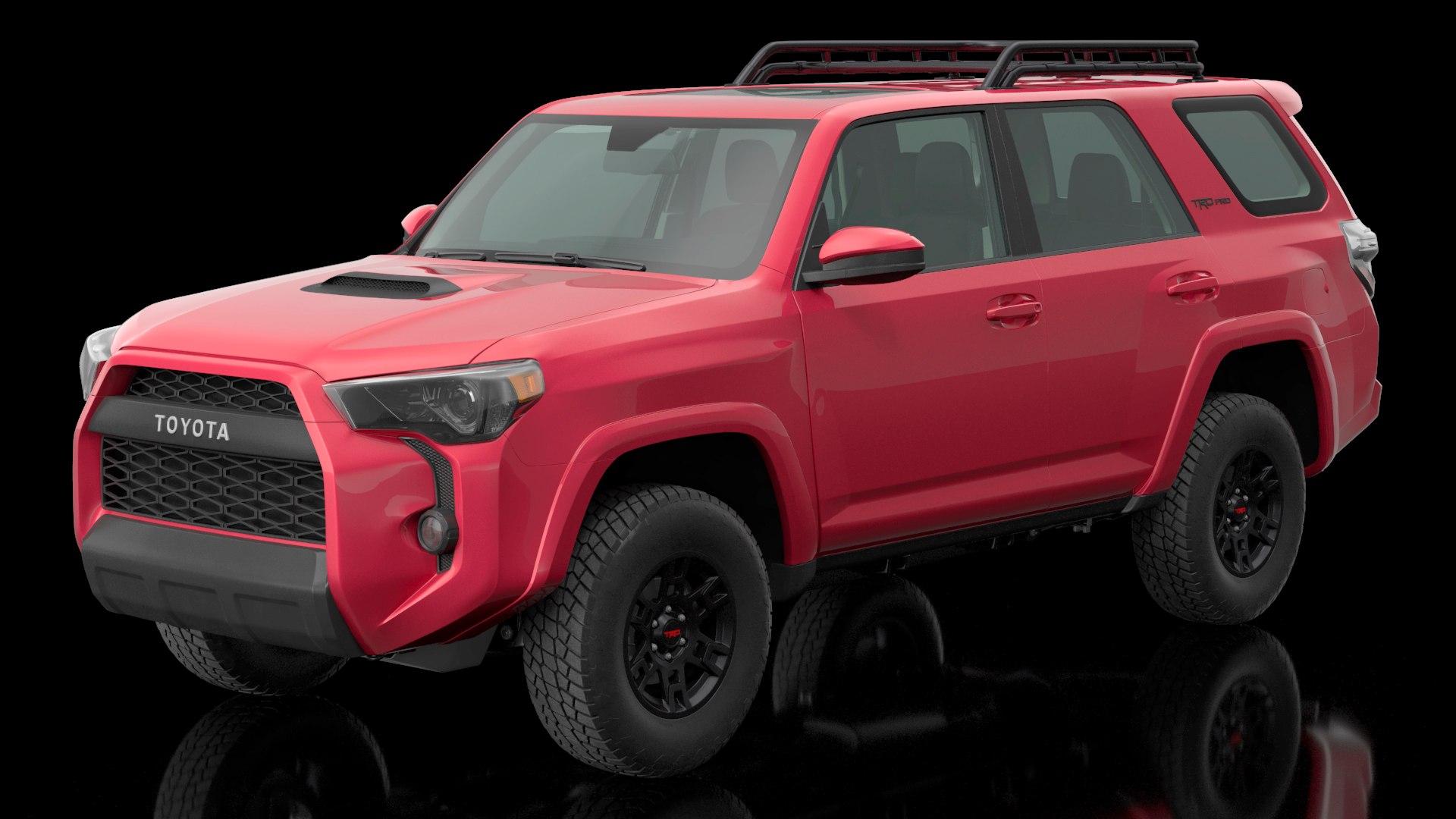 Toyota 4Runner TRD Pro Red Metallic 2021 model - TurboSquid 1780518