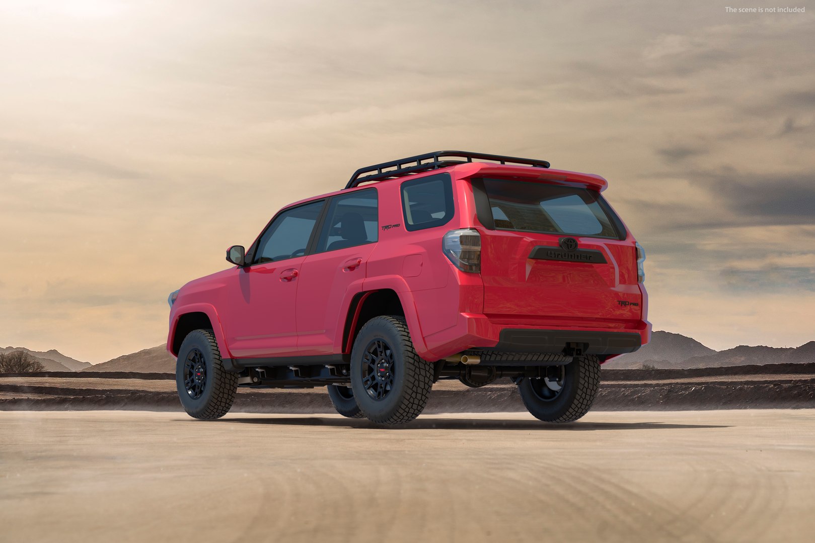 Toyota 4Runner TRD Pro Red Metallic 2021 model - TurboSquid 1780518
