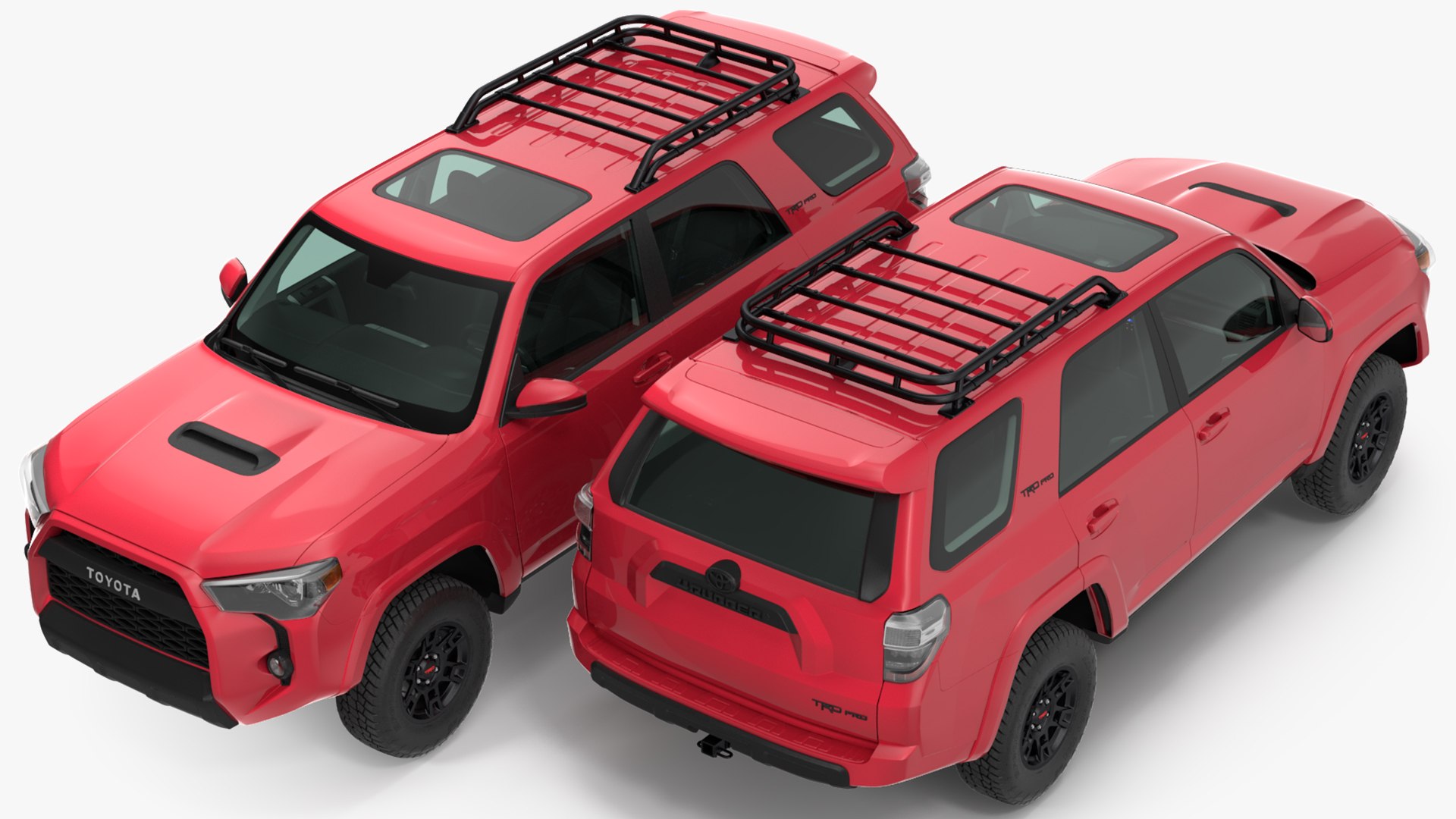 Toyota 4Runner TRD Pro Red Metallic 2021 model - TurboSquid 1780518