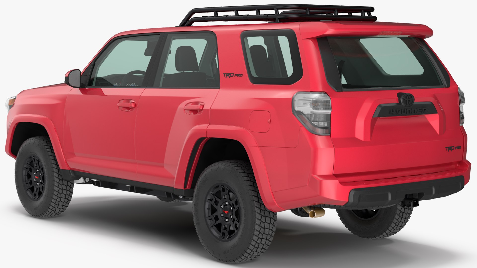 Toyota 4Runner TRD Pro Red Metallic 2021 model - TurboSquid 1780518