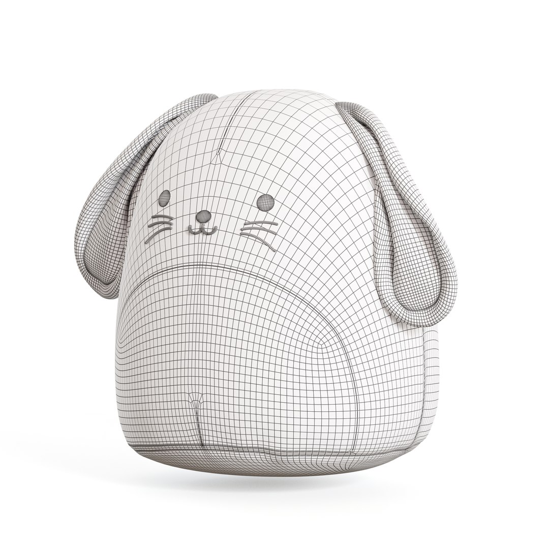 Plush Bunny Toy 3D model - TurboSquid 2165226