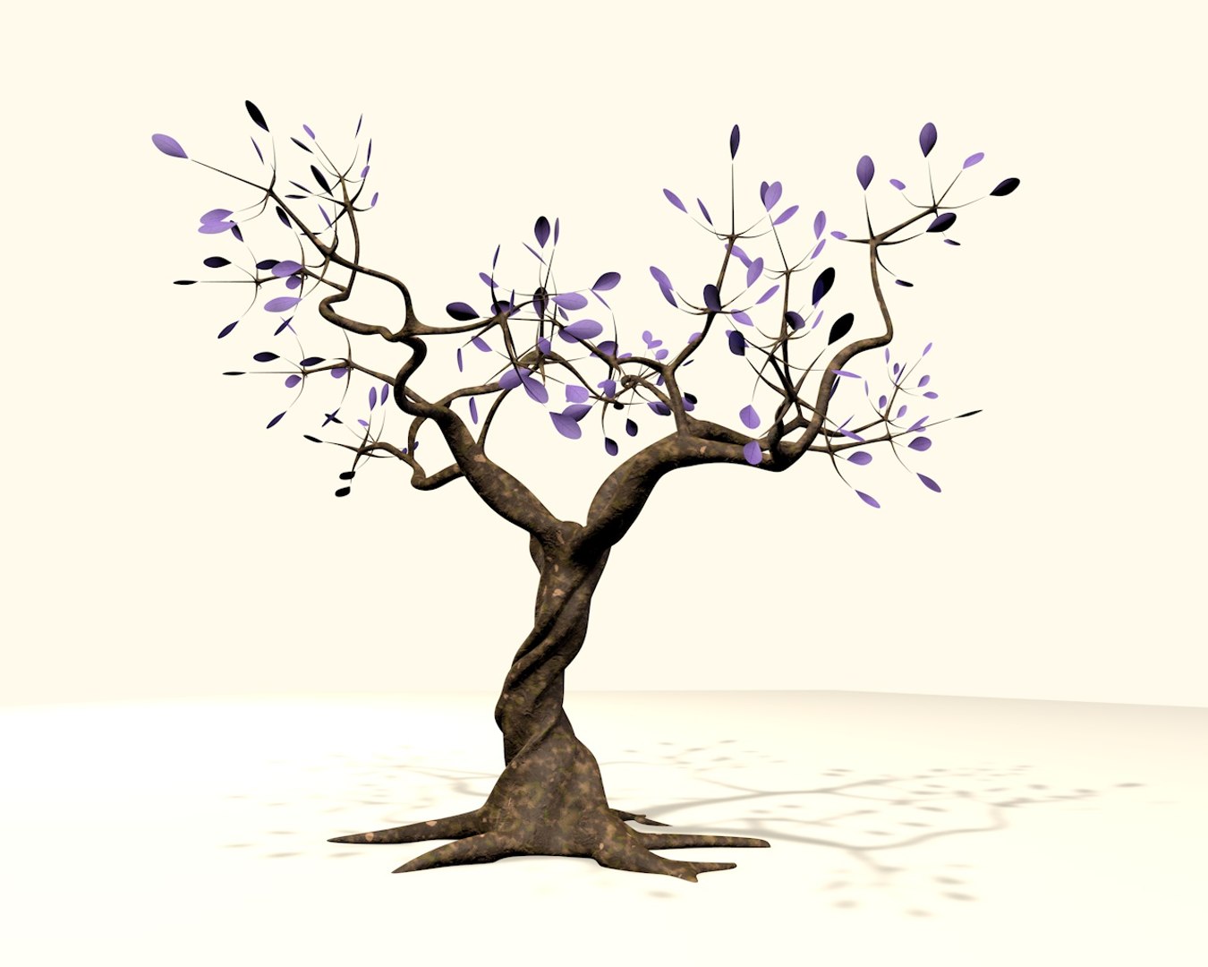 3D Old Twisted Tree - TurboSquid 1452411