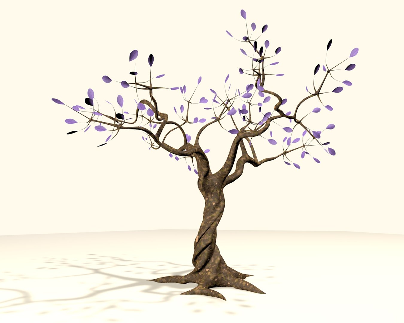 3D Old Twisted Tree - TurboSquid 1452411