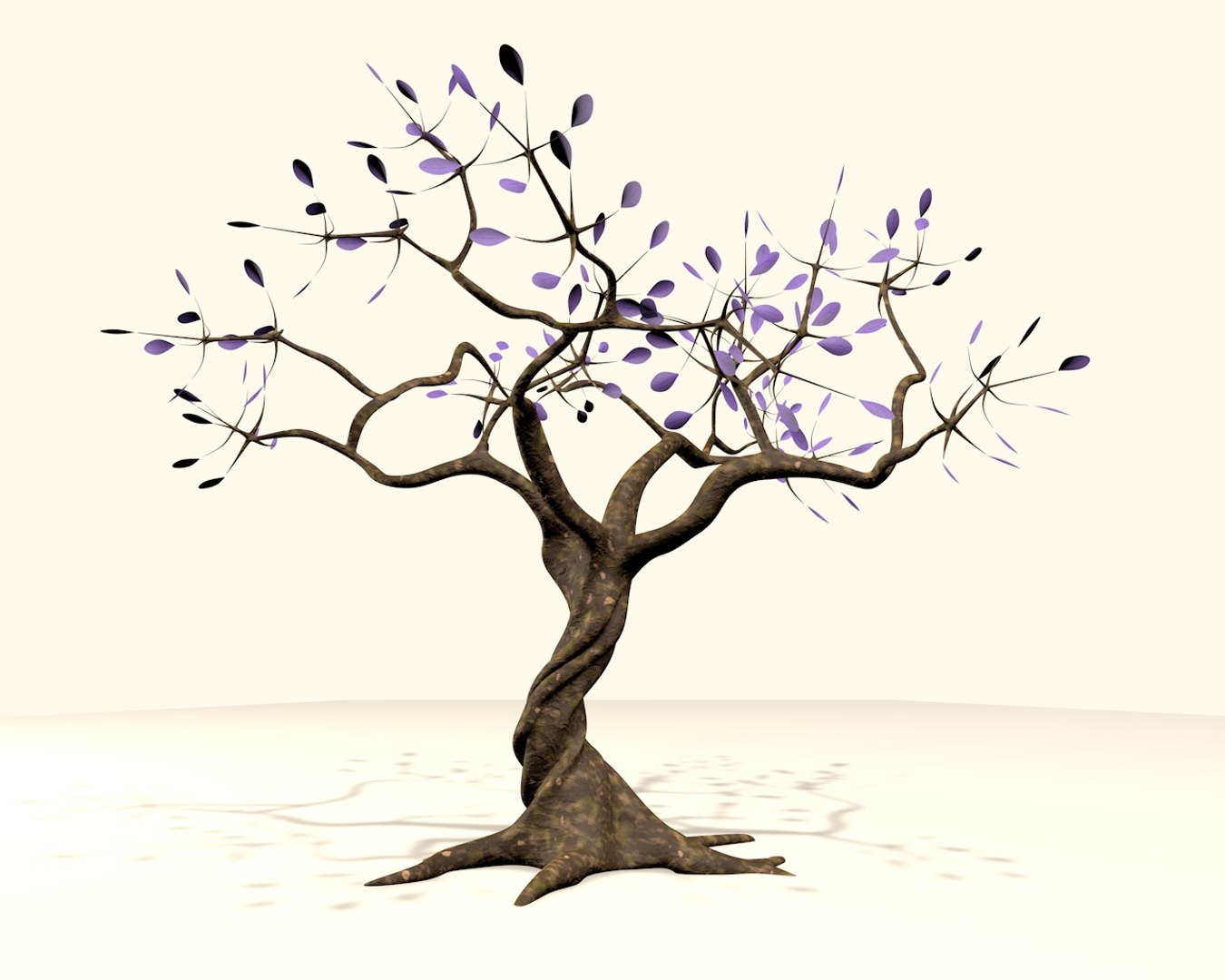 3D Old Twisted Tree - TurboSquid 1452411