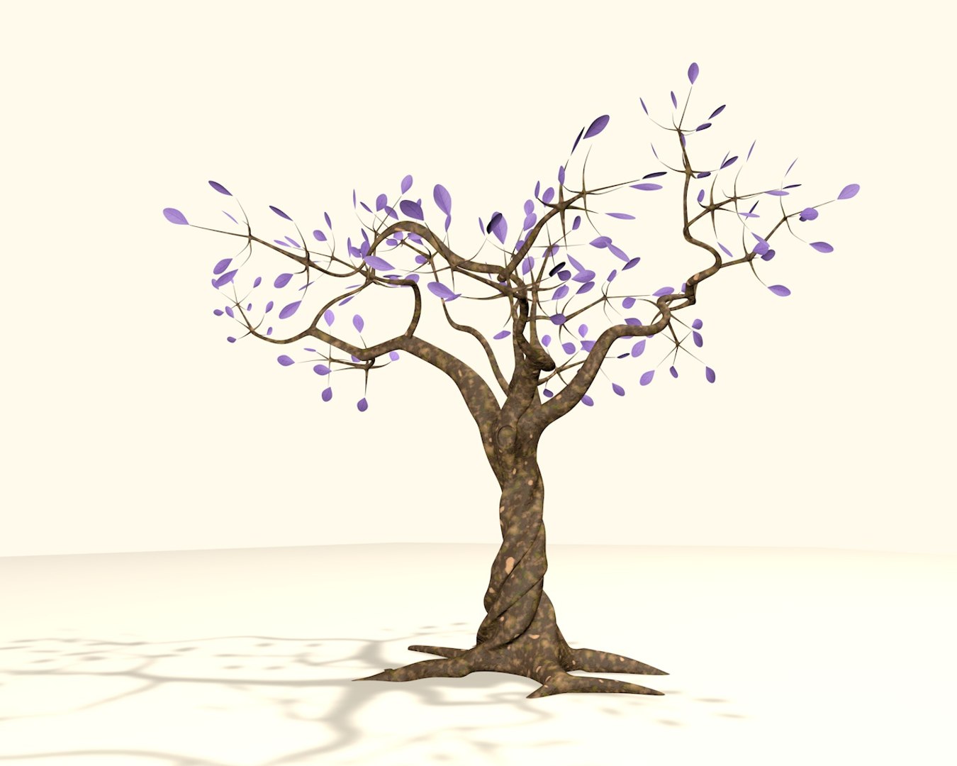 3D Old Twisted Tree - TurboSquid 1452411