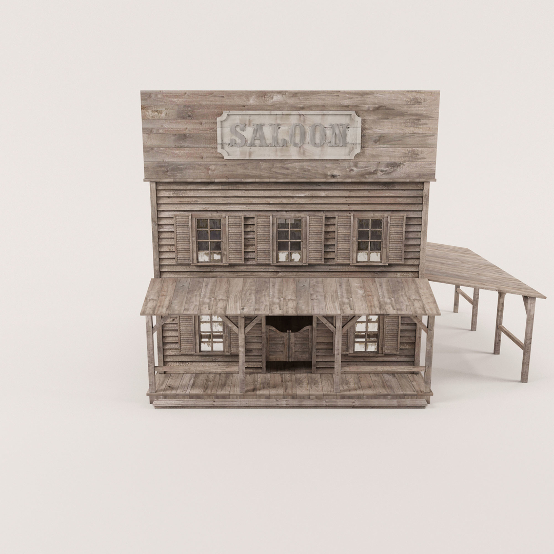 Saloon 3d Max