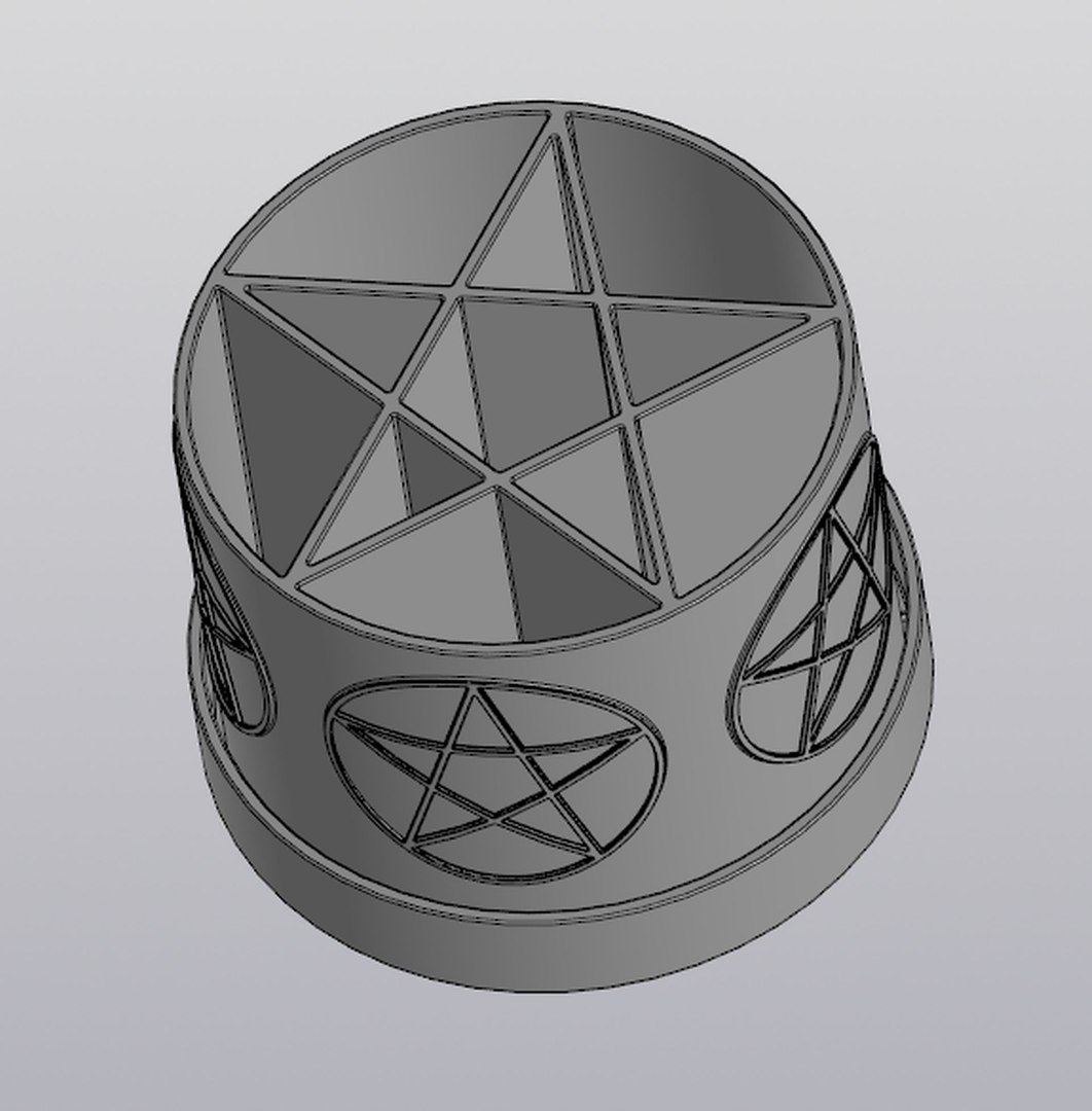 Pentagram Planter 3D Model - TurboSquid 1960536