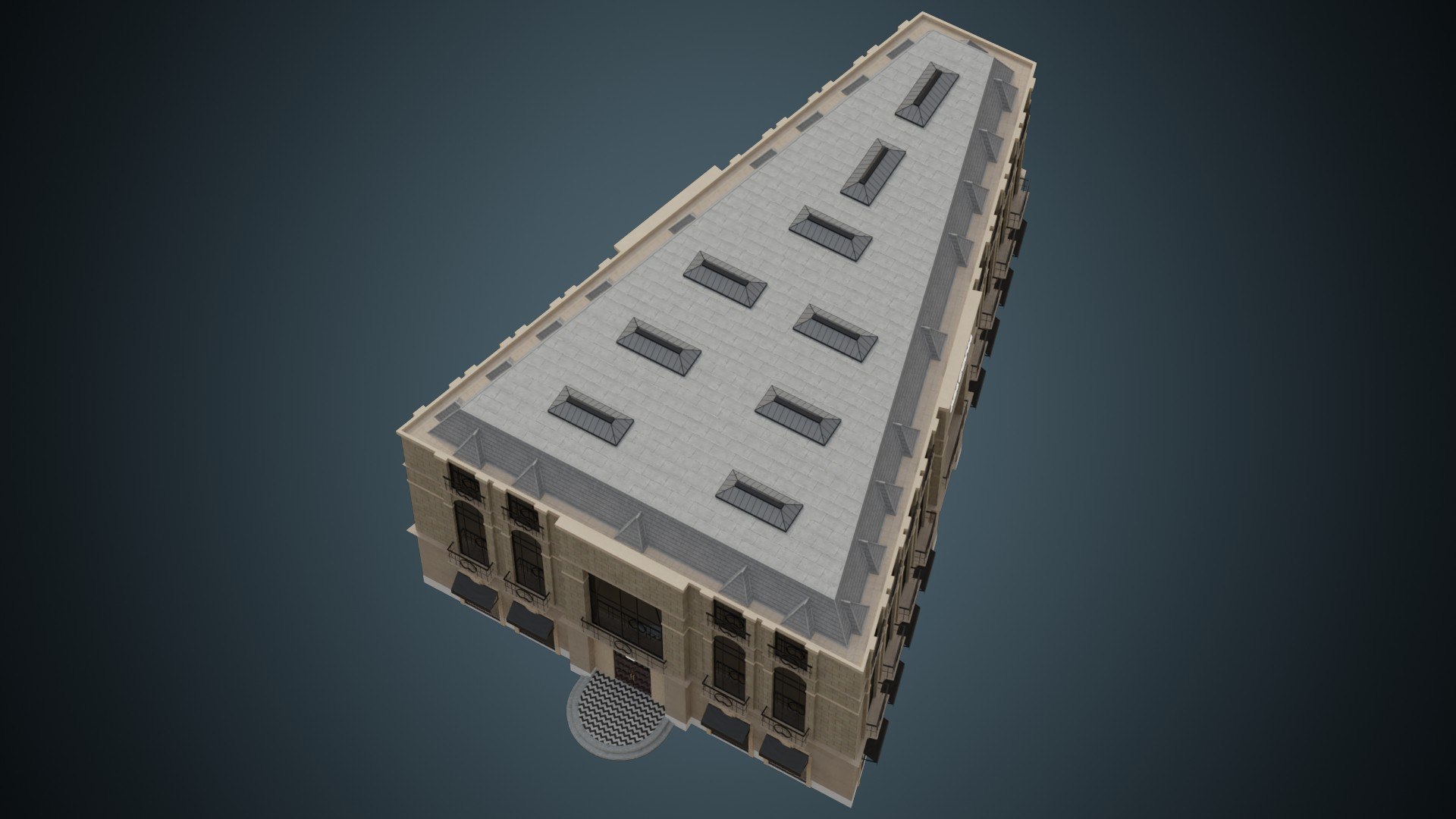 3D Building 17 - TurboSquid 1799640