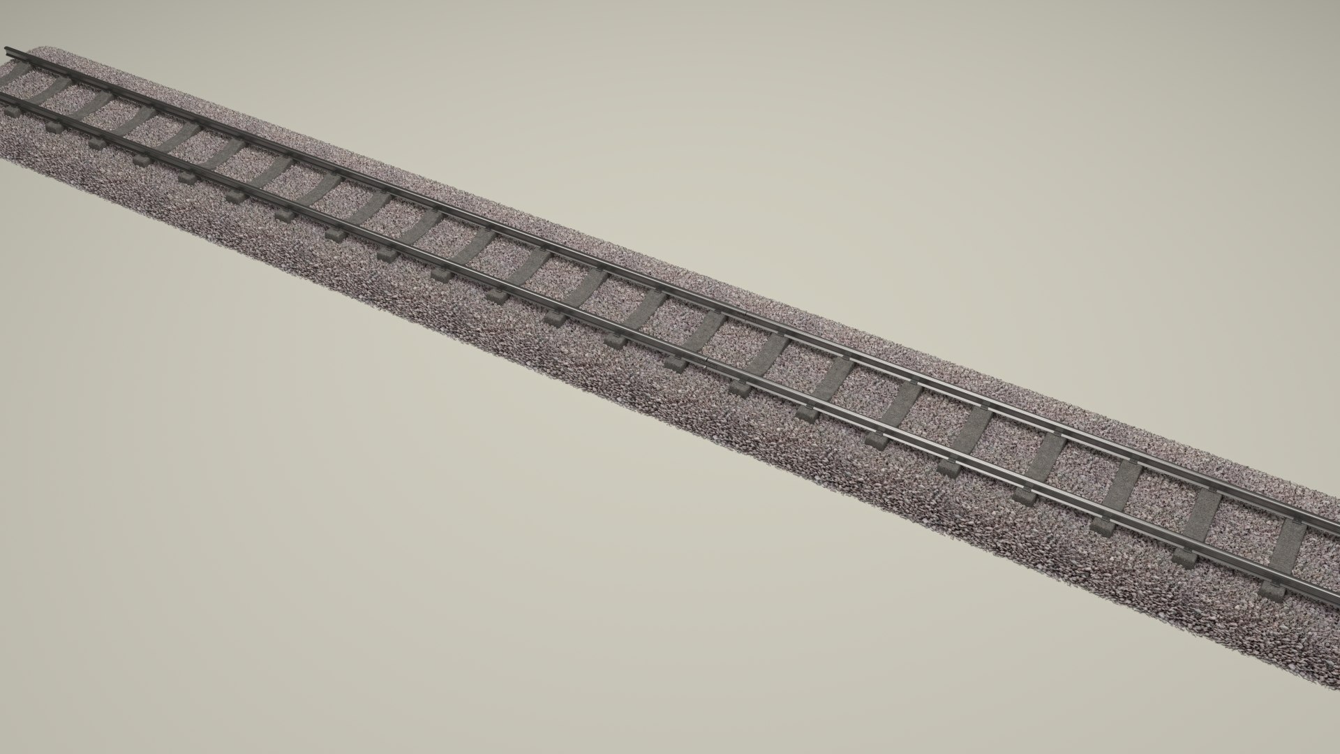 3d Train Track Model