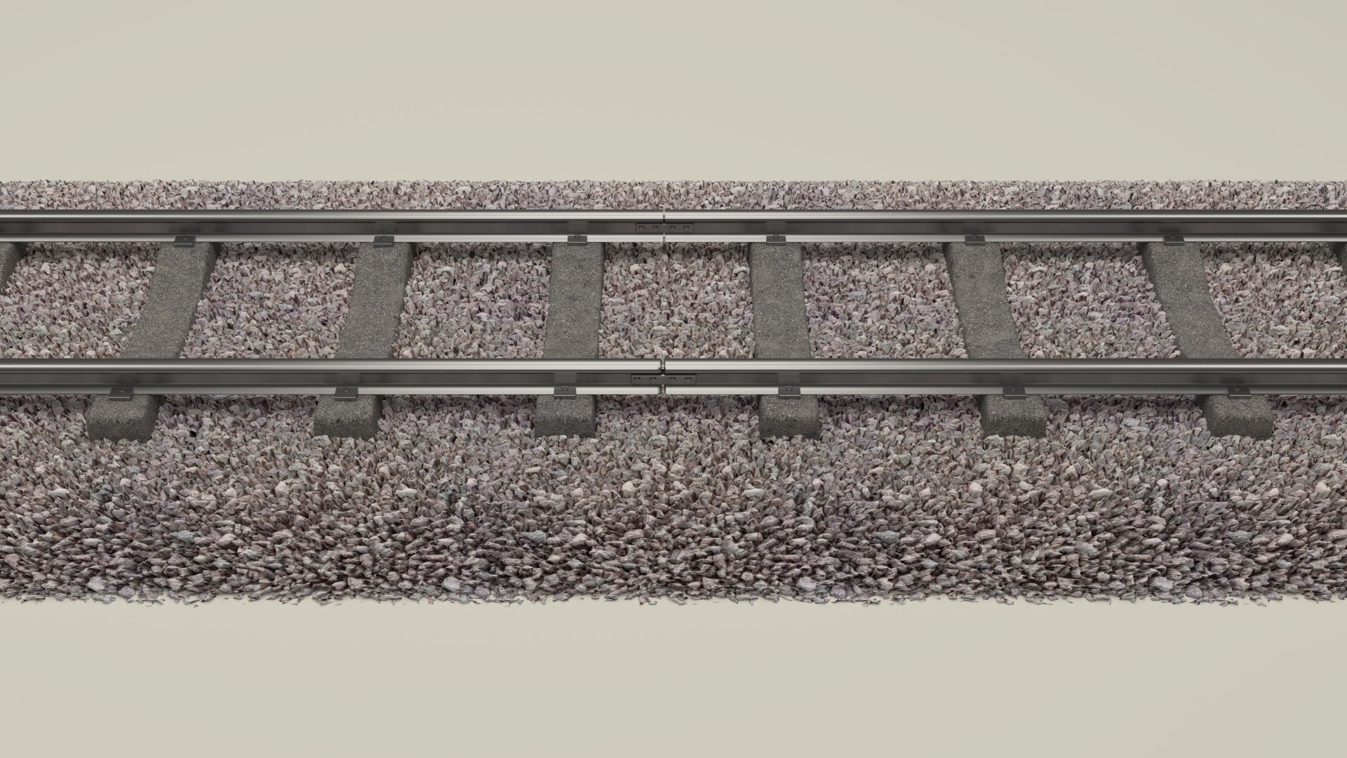 3d Train Track Model