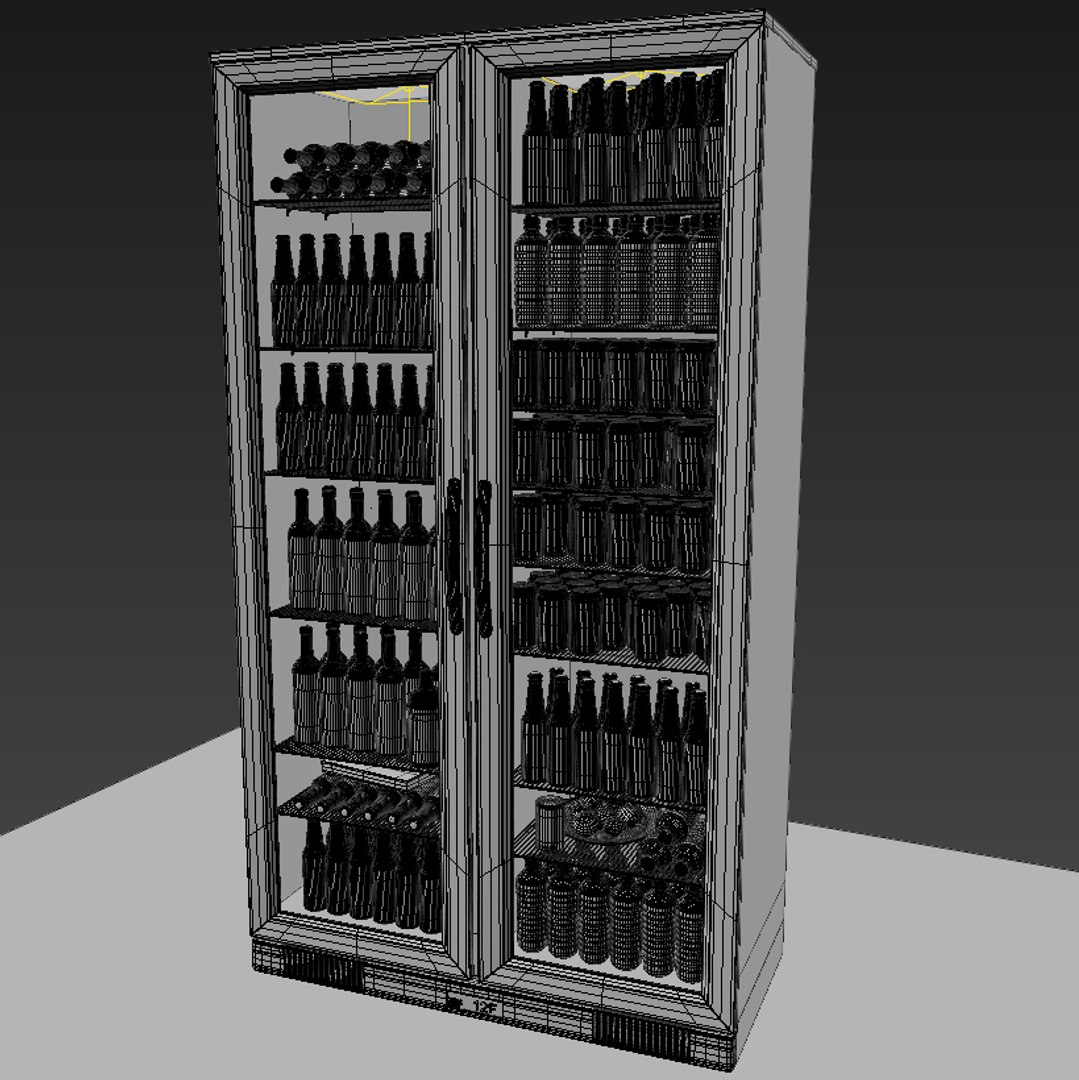 Commercial Fridge 3d Dwg