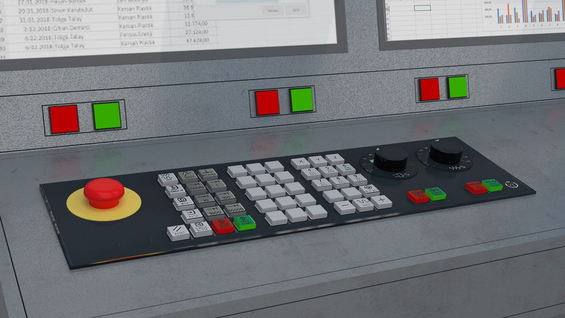 Control Panel 3D - TurboSquid 1774947