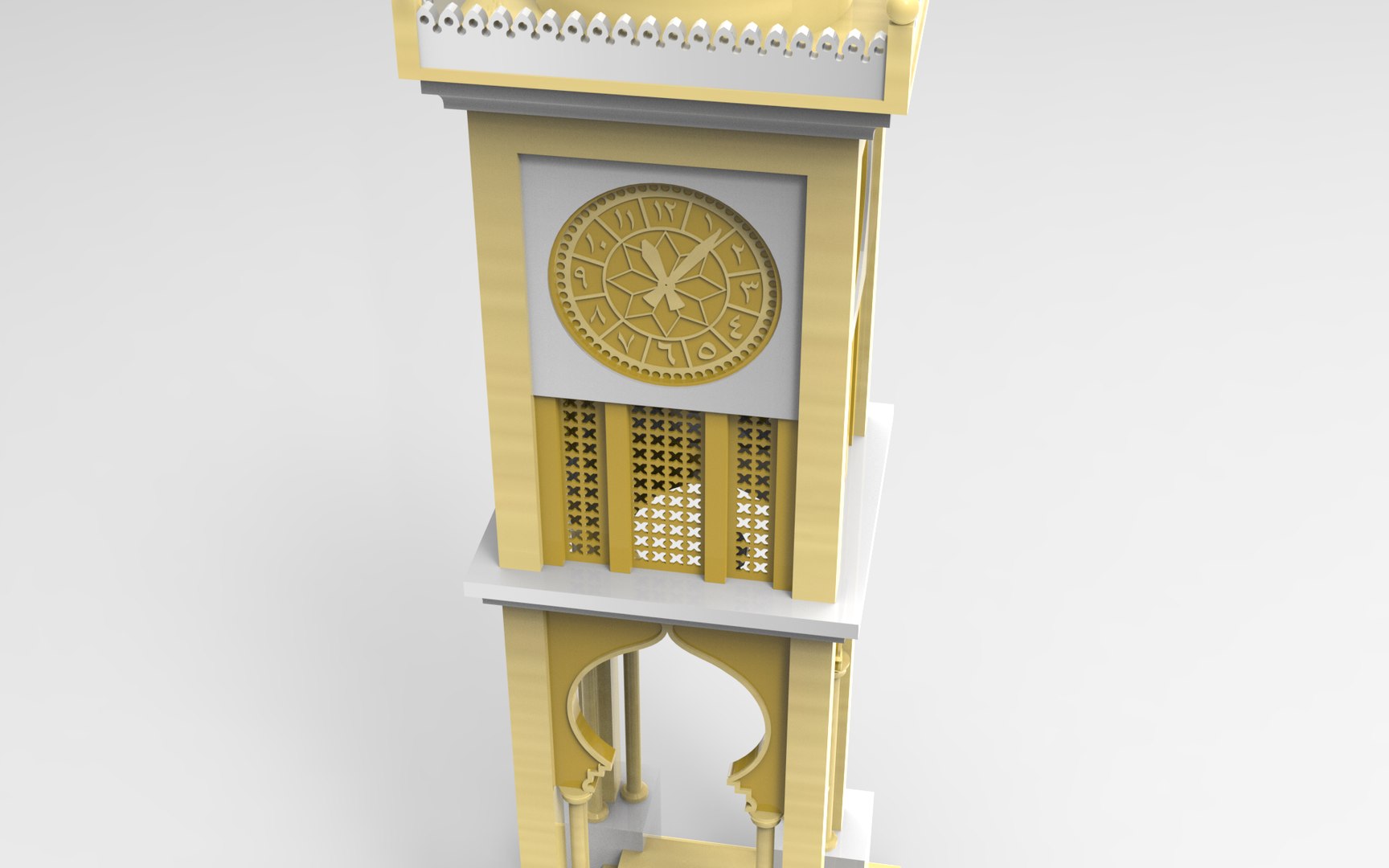 Qatar Clock Tower 3D - TurboSquid 2132965
