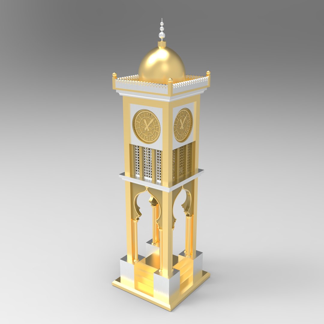 Qatar Clock Tower 3D - TurboSquid 2132965