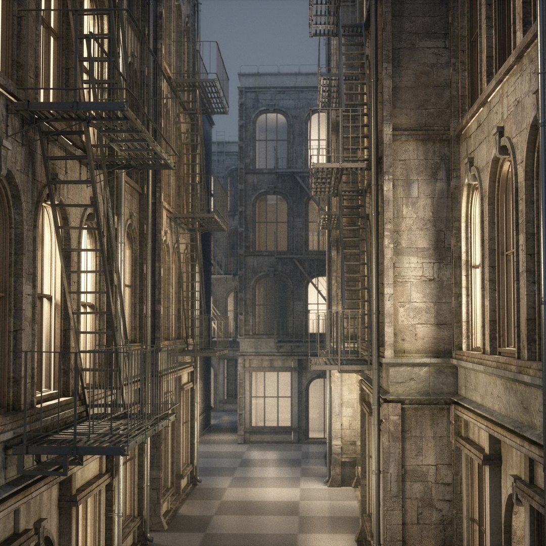 1800s Building A 3D Model - TurboSquid 1794573