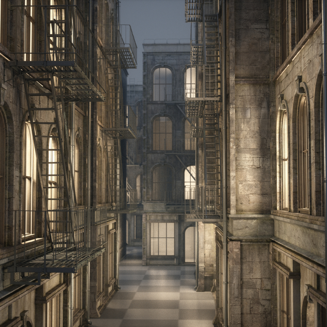 1800s building A 3D model - TurboSquid 1794573