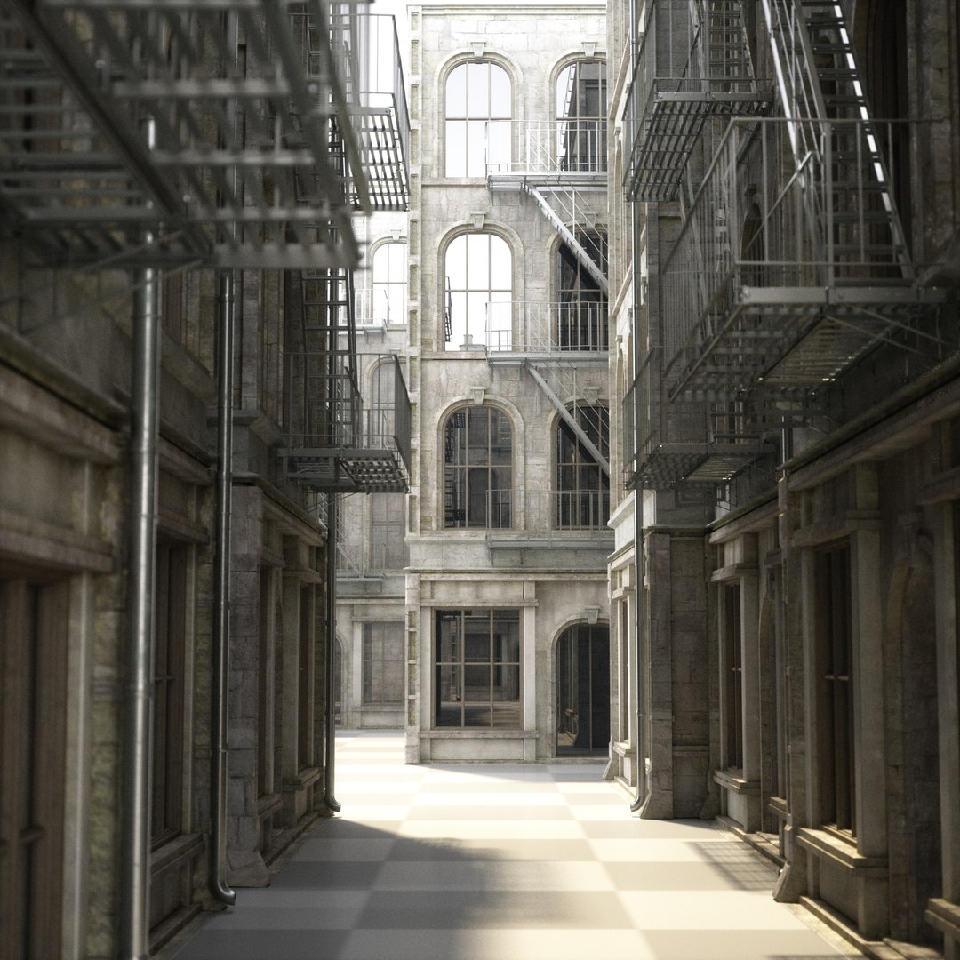 1800s Building A 3D Model - TurboSquid 1794573