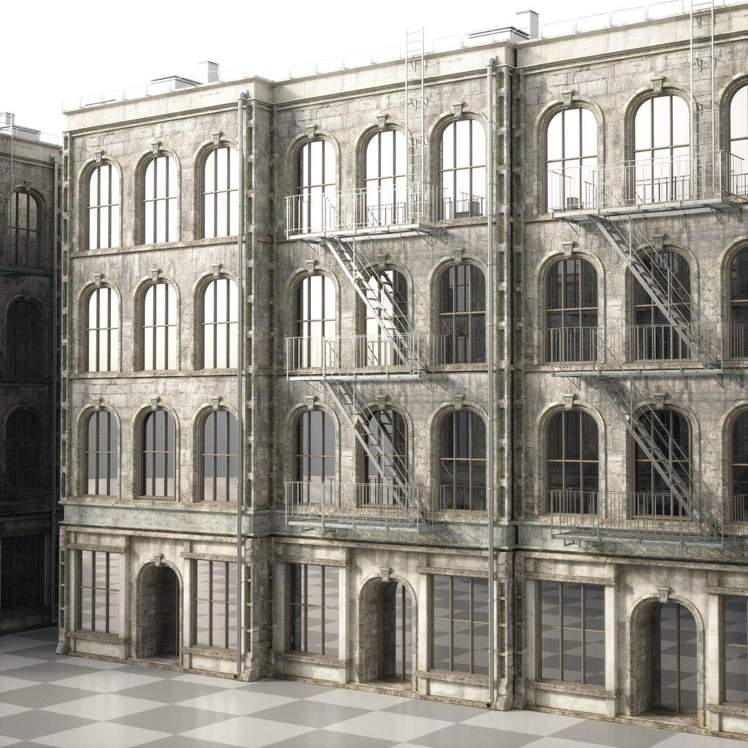 1800s Building A 3D Model - TurboSquid 1794573