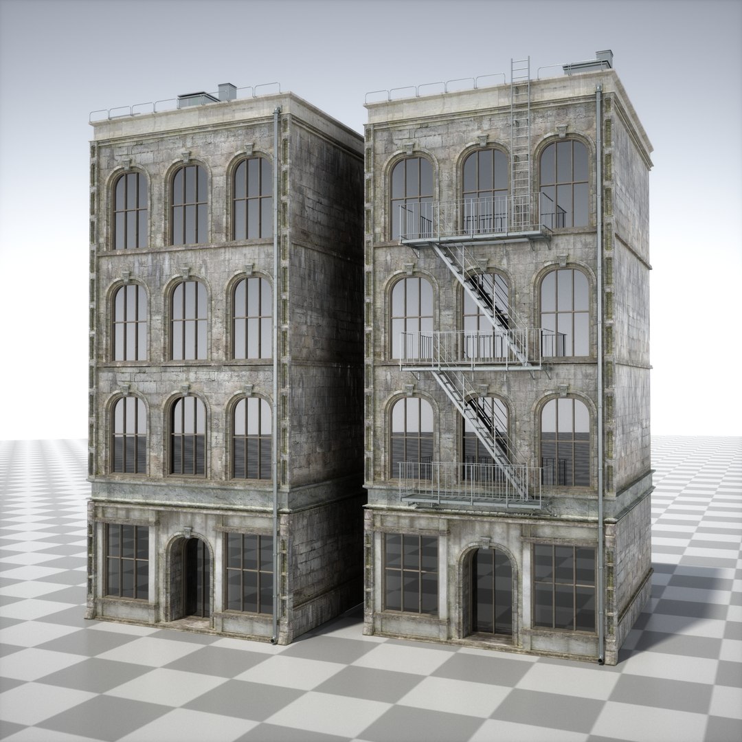 1800s Building A 3D Model - TurboSquid 1794573