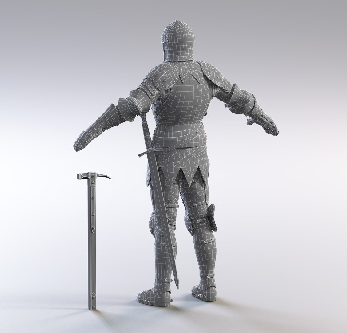 Fullplate Knight 3D Model - TurboSquid 1395976