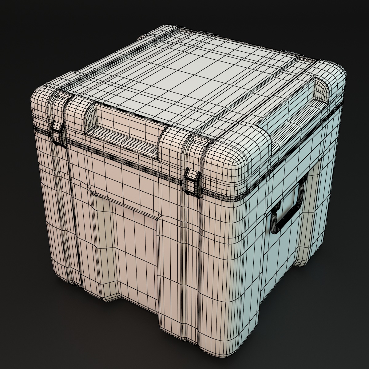 sci-fi container 3d obj