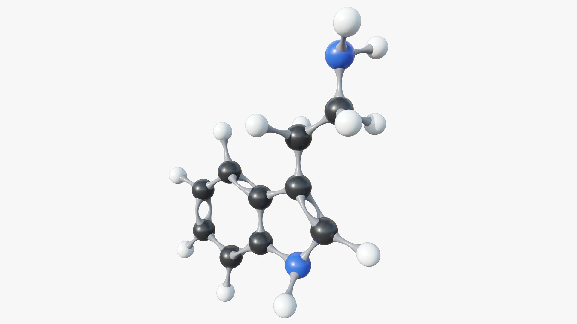 Tryptamine Molecule With PBR 4K 8K 3D Model - TurboSquid 1945647