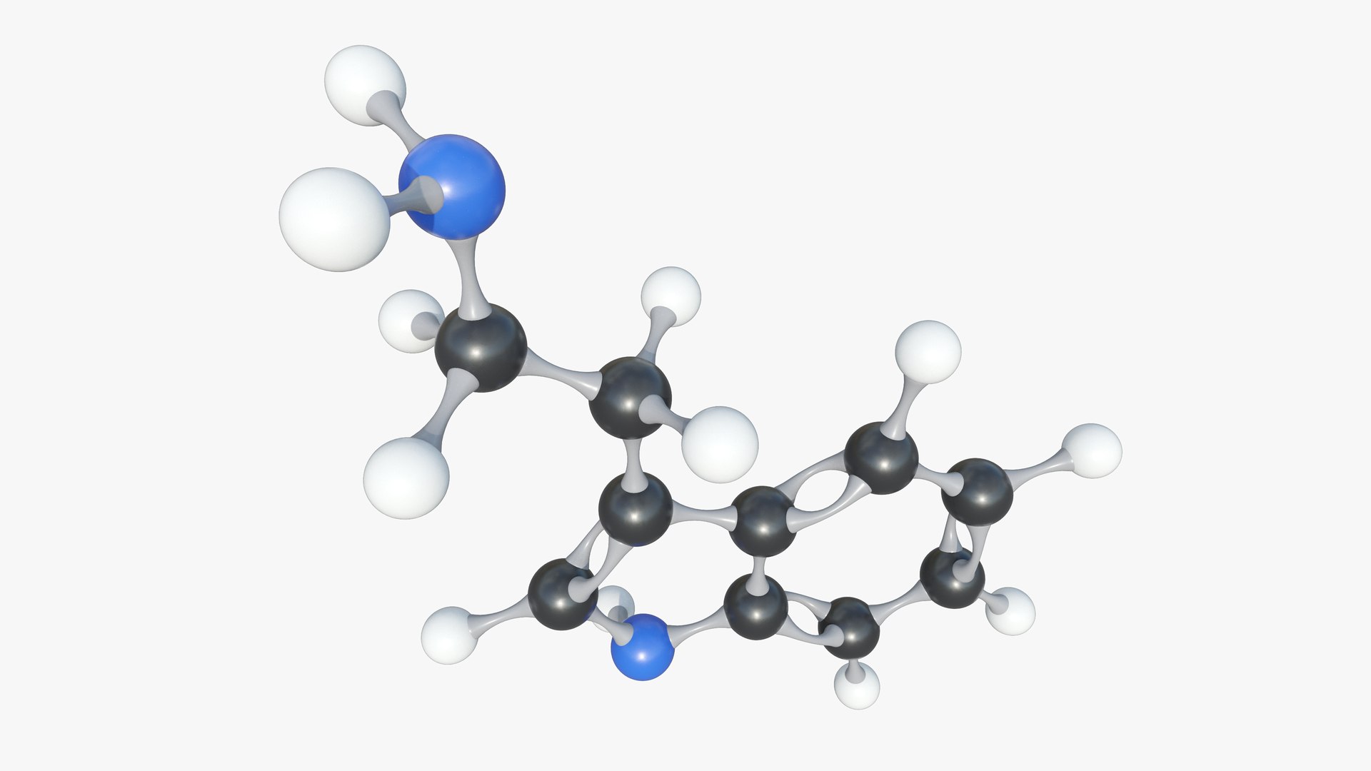 Tryptamine Molecule With PBR 4K 8K 3D Model - TurboSquid 1945647