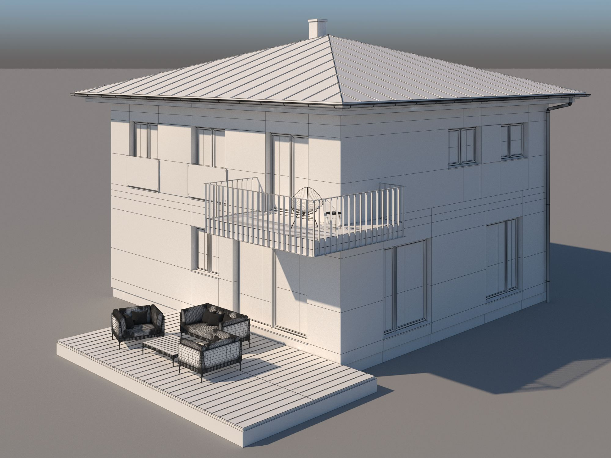 3D house building architecture - TurboSquid 1654421