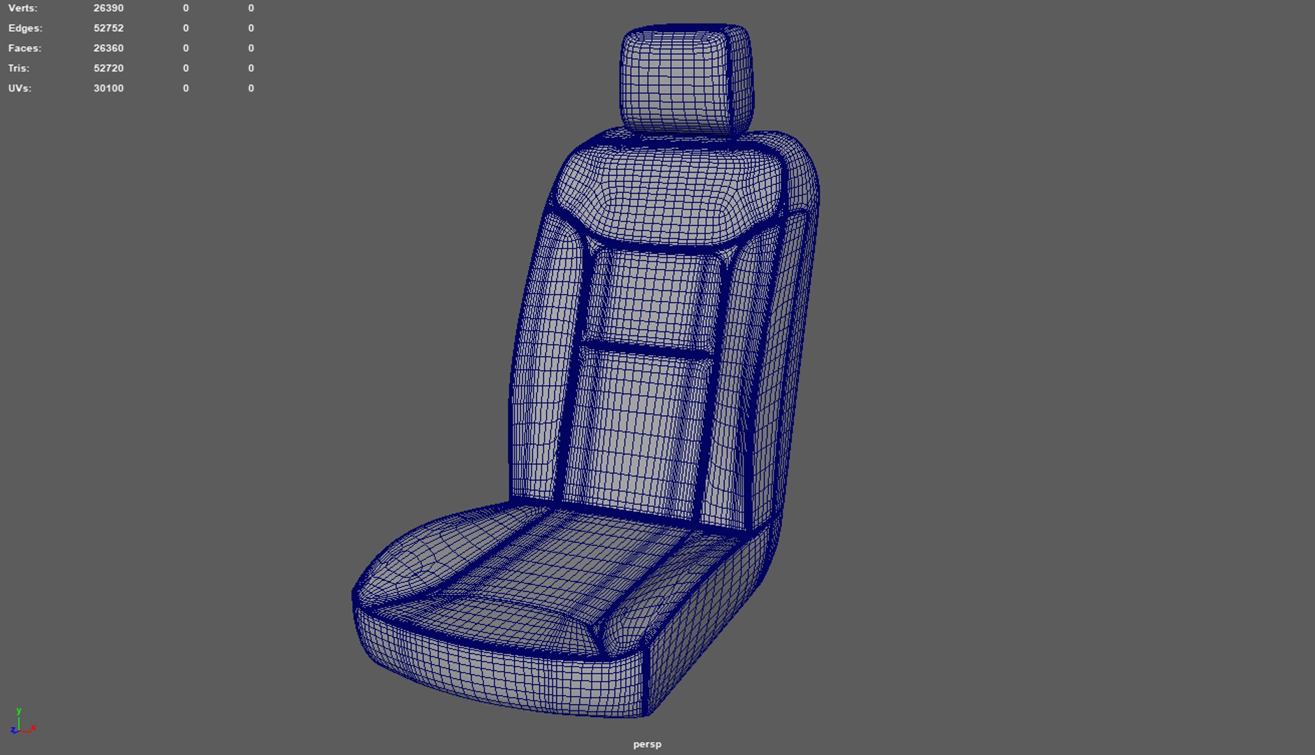 3D Model Car Seat 013 - TurboSquid 1974180