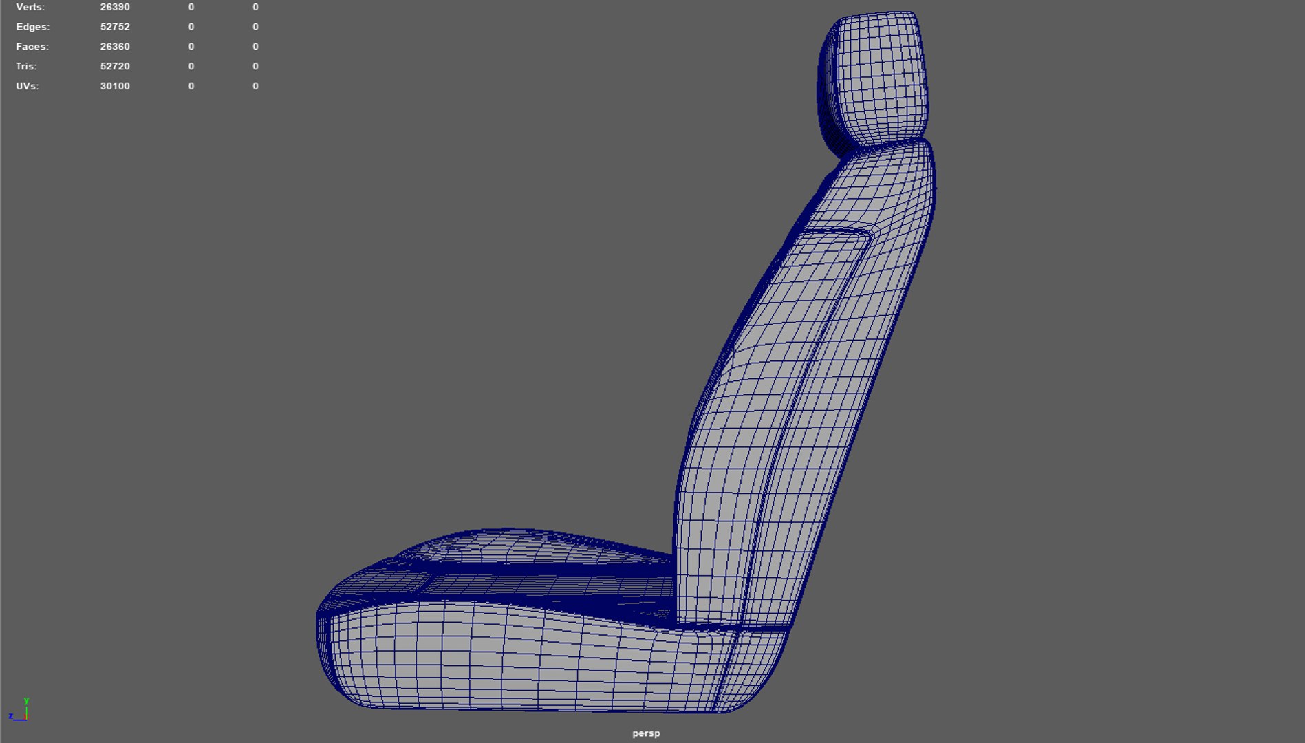 3D Model Car Seat 013 - TurboSquid 1974180
