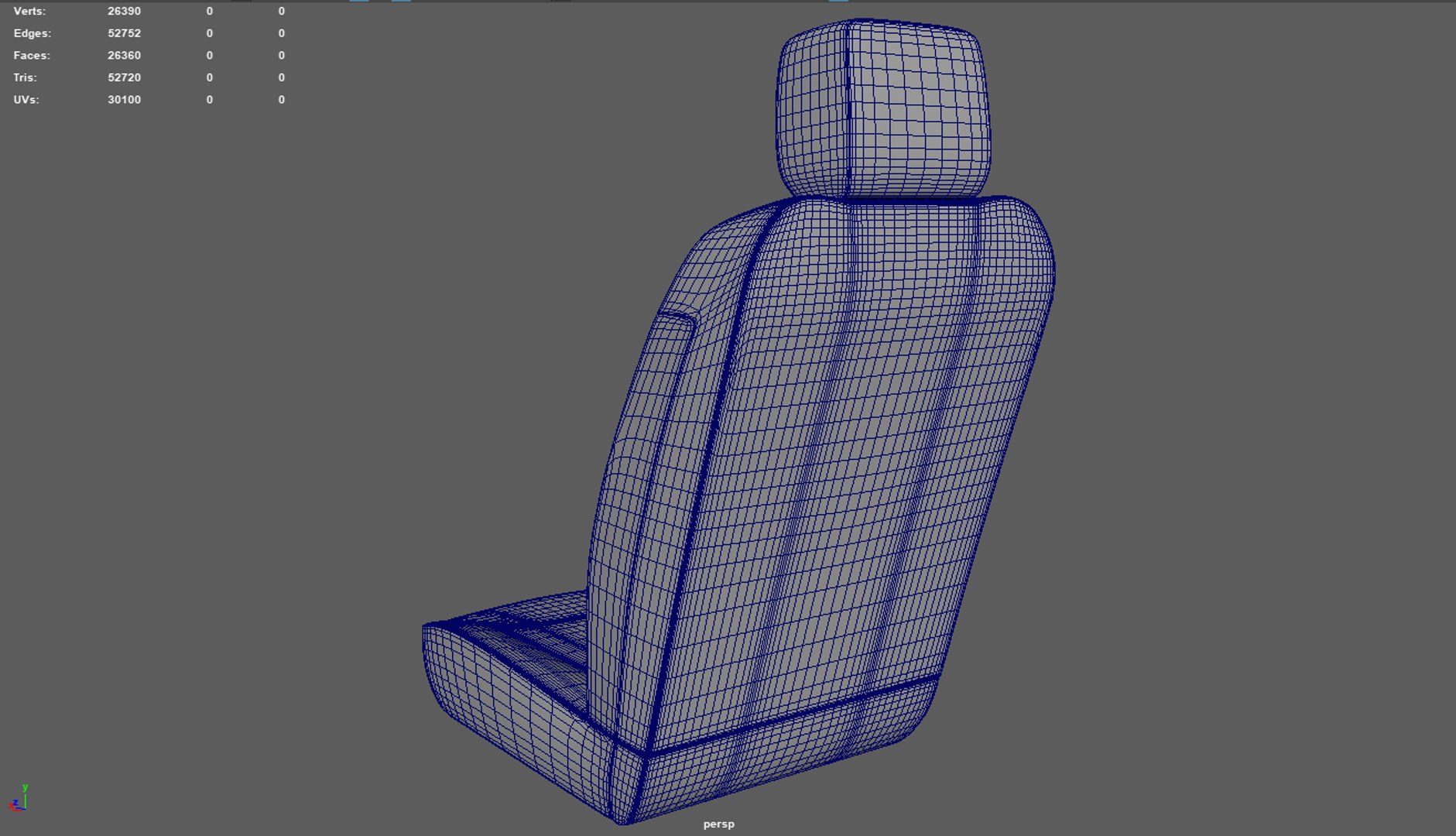 3D Model Car Seat 013 - TurboSquid 1974180